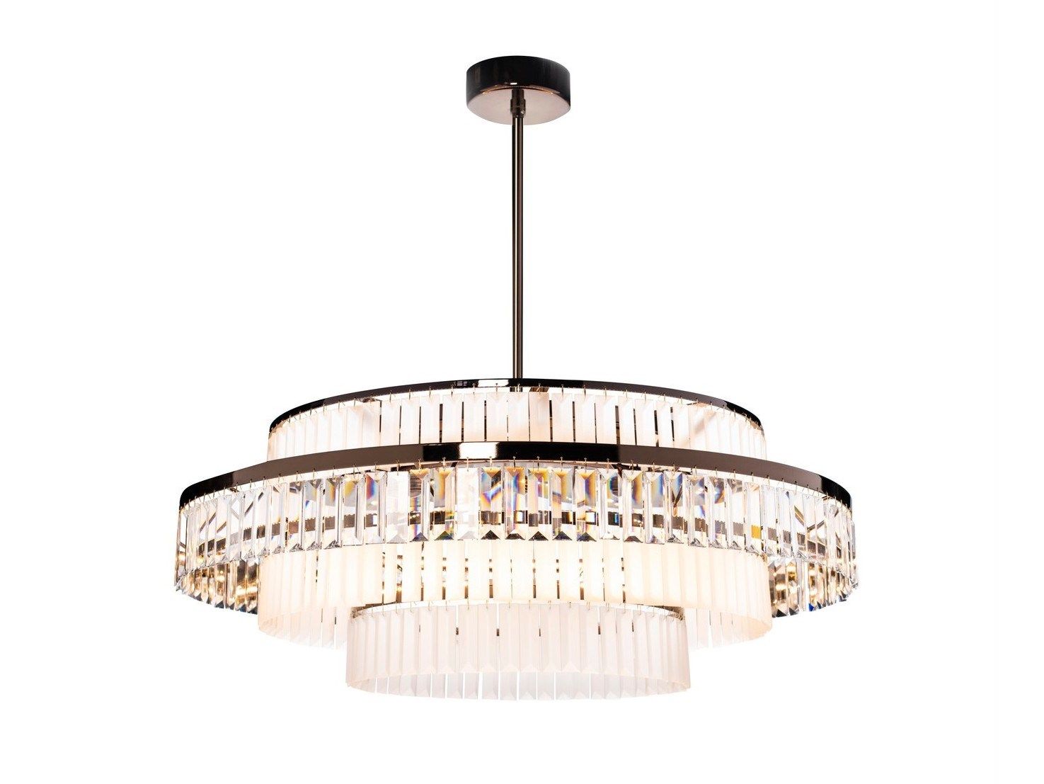 ODÉON Metal pendant lamp By HUGUES CHEVALIER