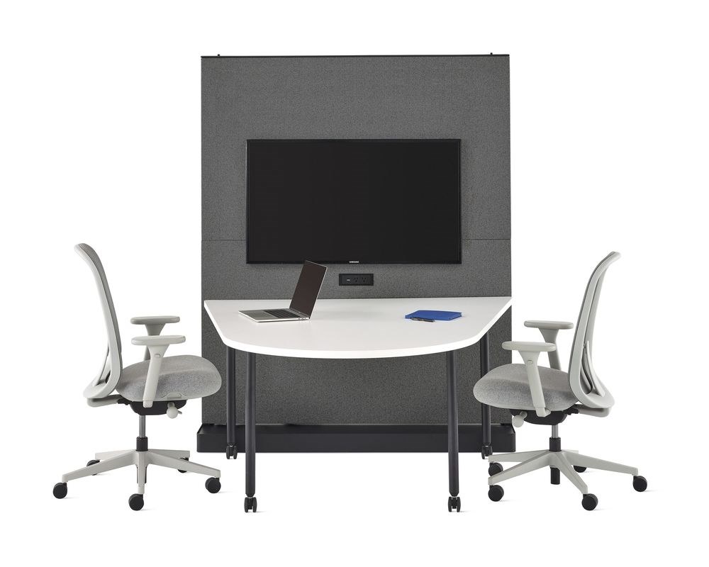 OE1 AGILE WALL Multimedia display stand / office screen By Herman ...