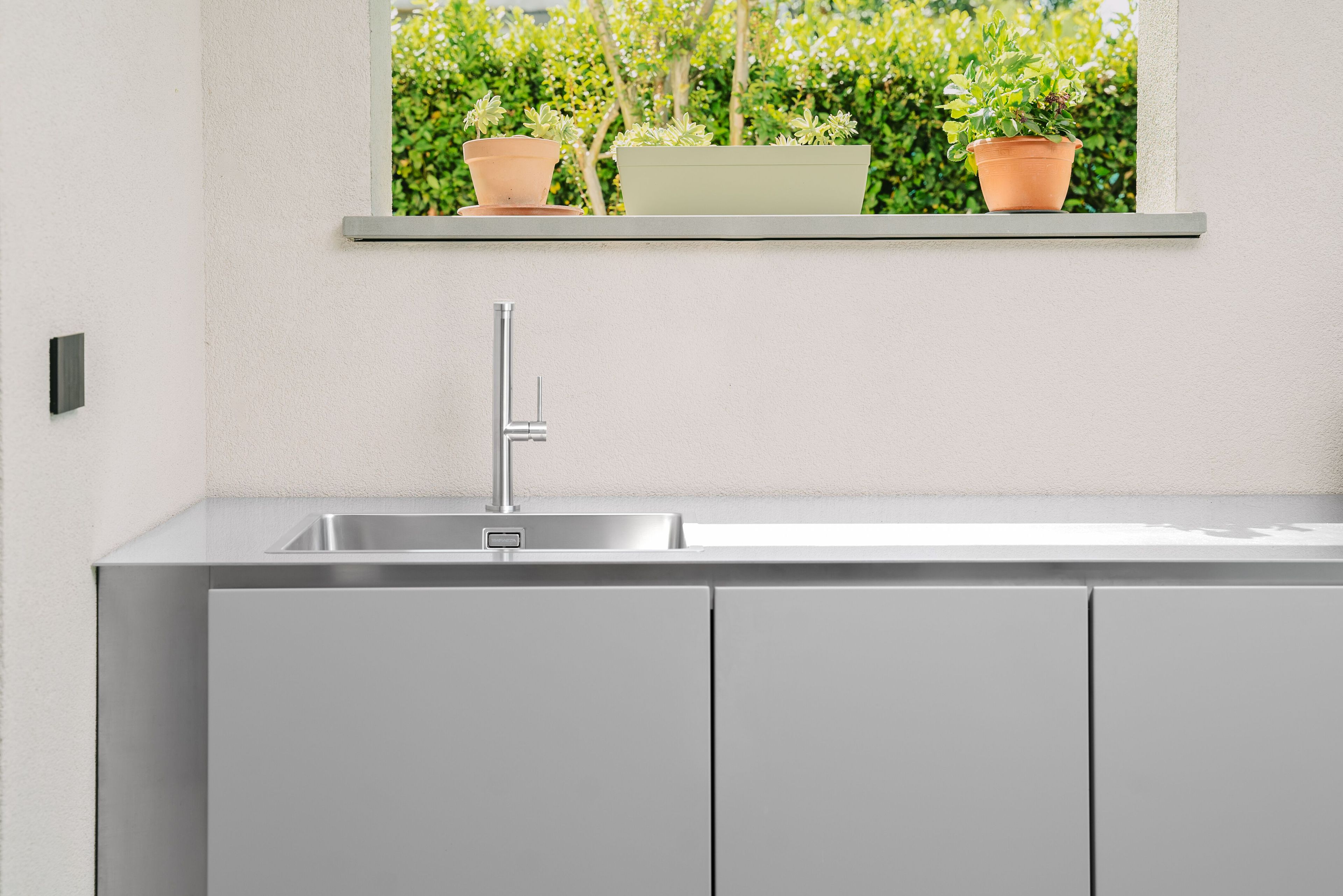 EMBOSSED MATT LACQUERED STAINLESS STEEL RAL 7030 Embossed matt ...