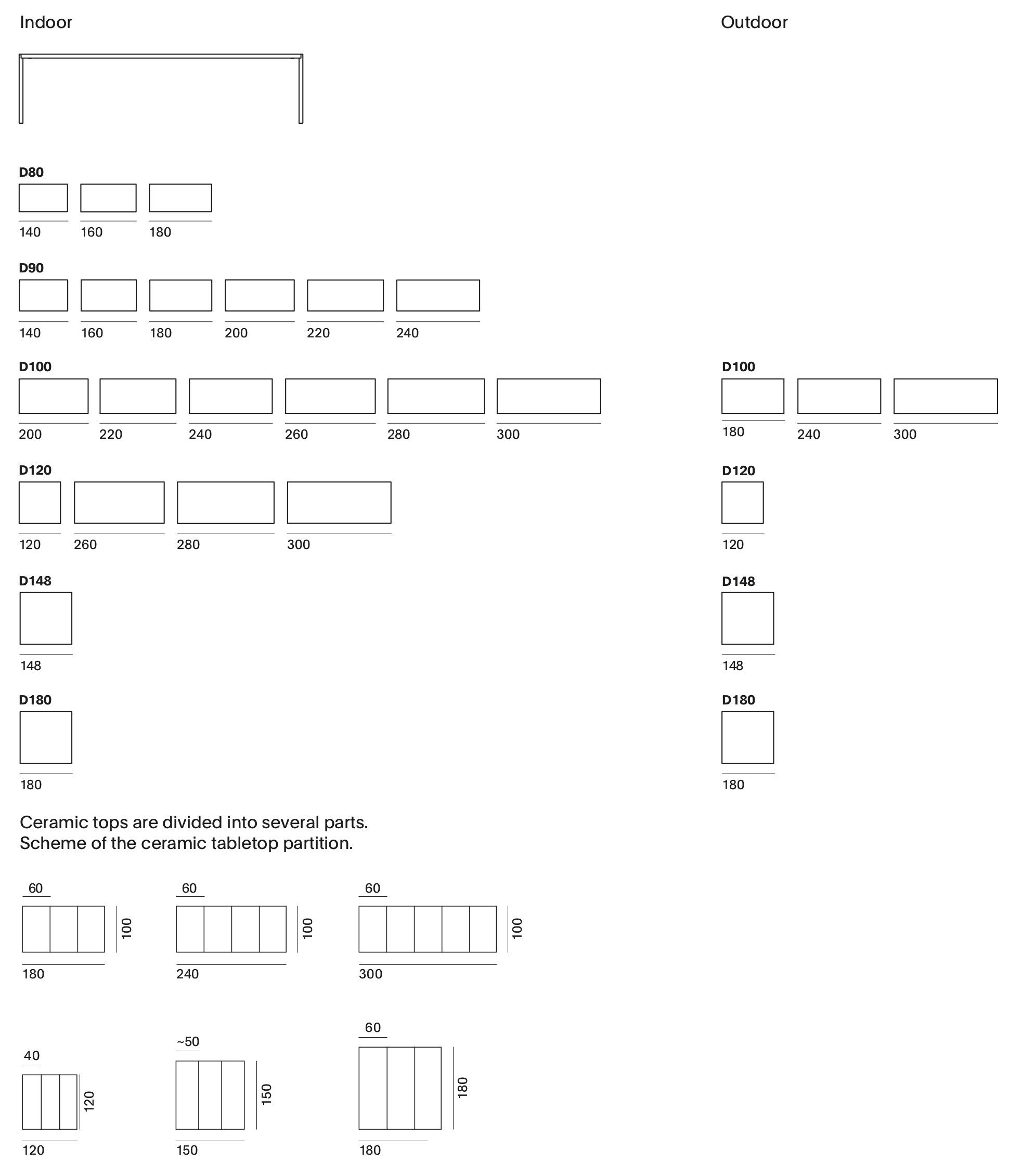 OFFSET | Ceramic table By MDF Italia design David Lopez Quincoces ...