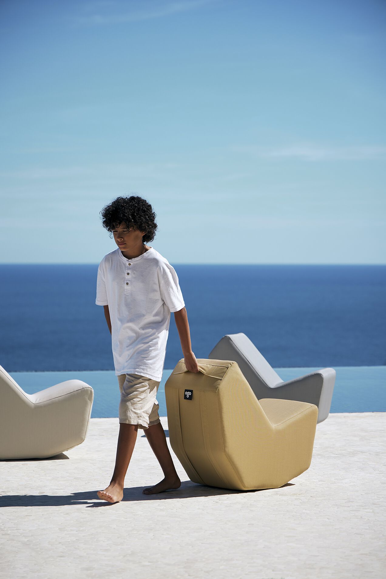 LOLA G Batyline® easy chair By OGO