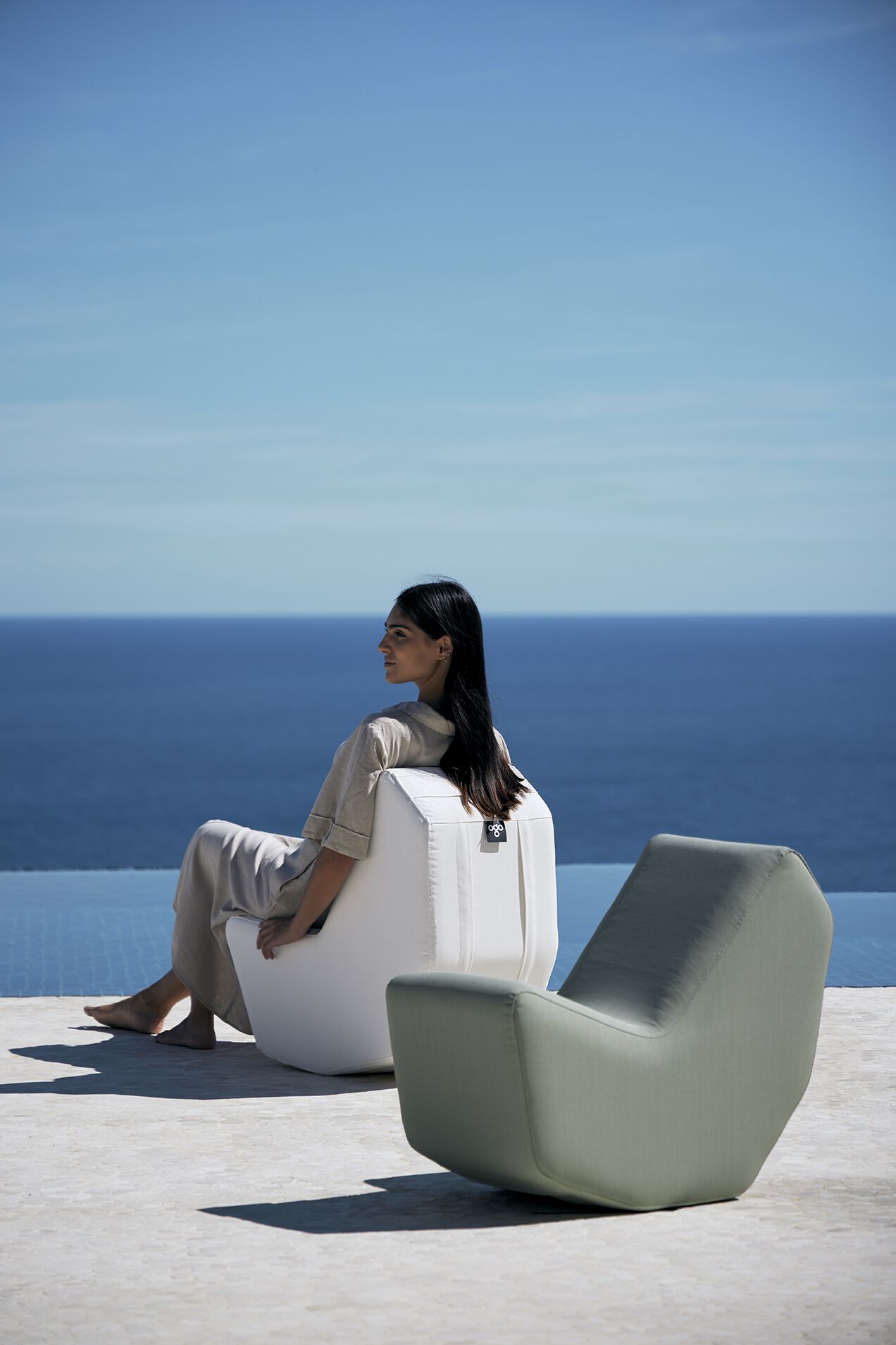 LOLA G Batyline® easy chair By OGO