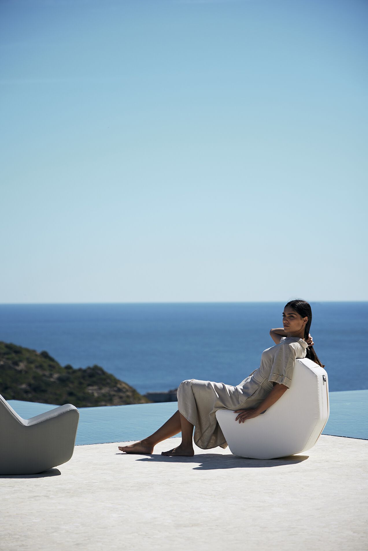 LOLA G Batyline® easy chair By OGO
