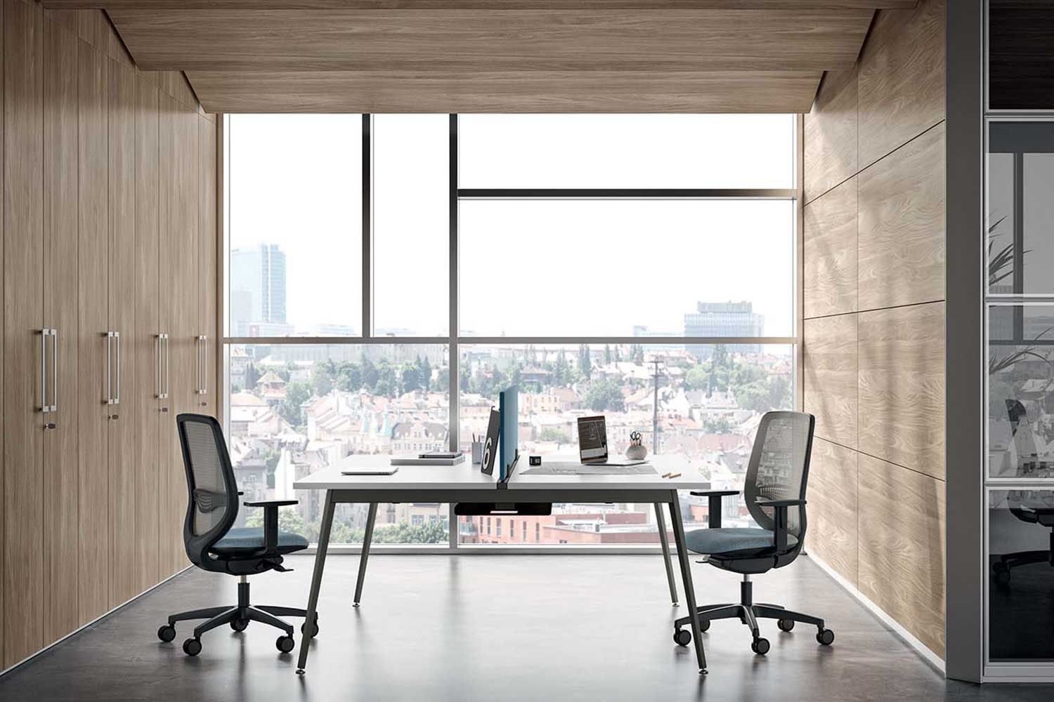 DESIGN OFFICE Ergonomic swivel office chair By Quadrifoglio Group
