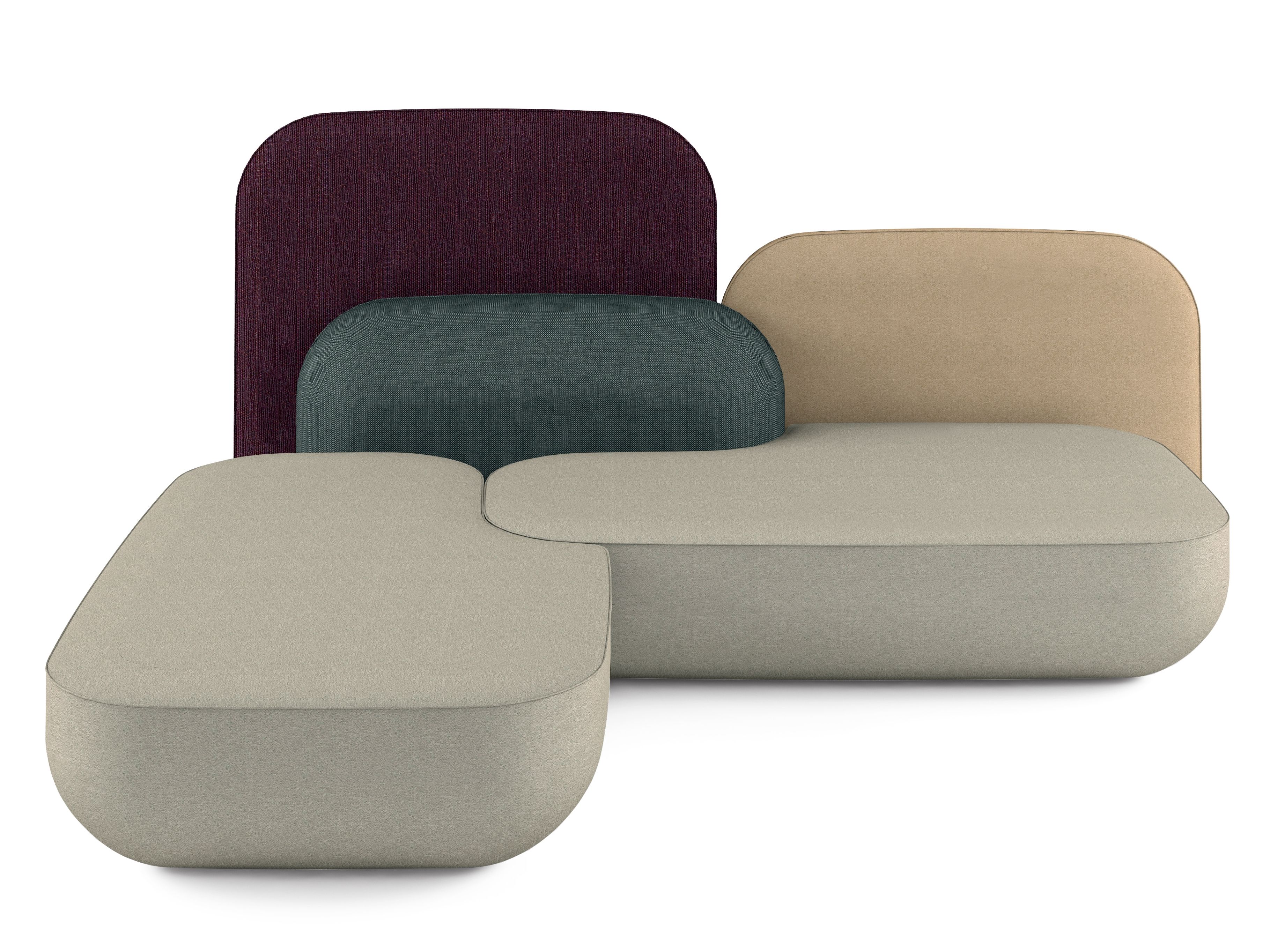 Canapé composable modulable OKOME O06 Collection Okome By Alias design Nendo