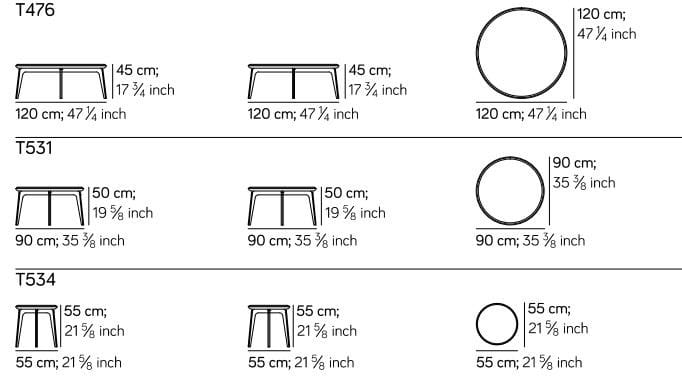 OLGA Table à café ronde en marbre By AMURA