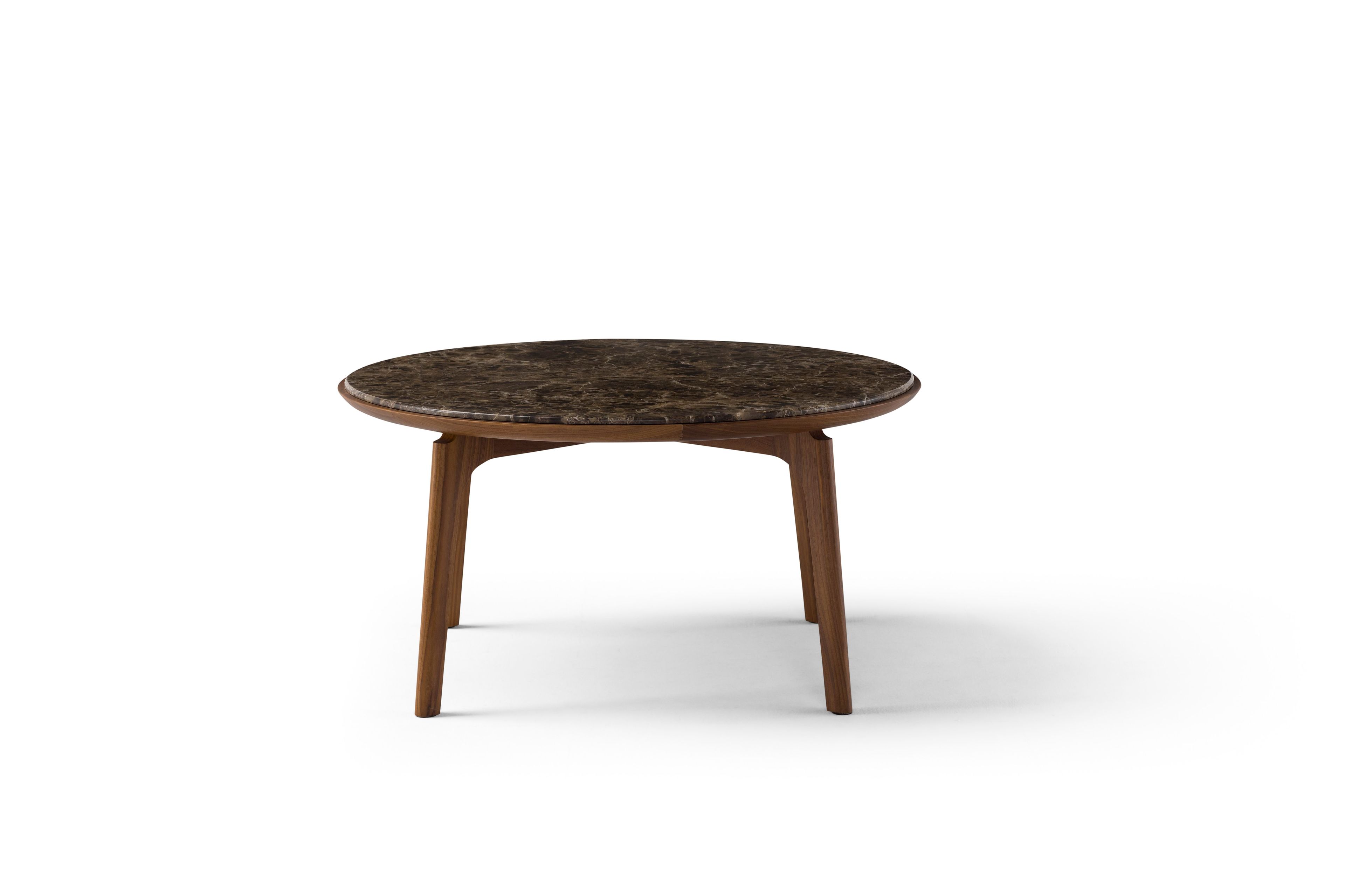 OLGA Table à café ronde en marbre By AMURA