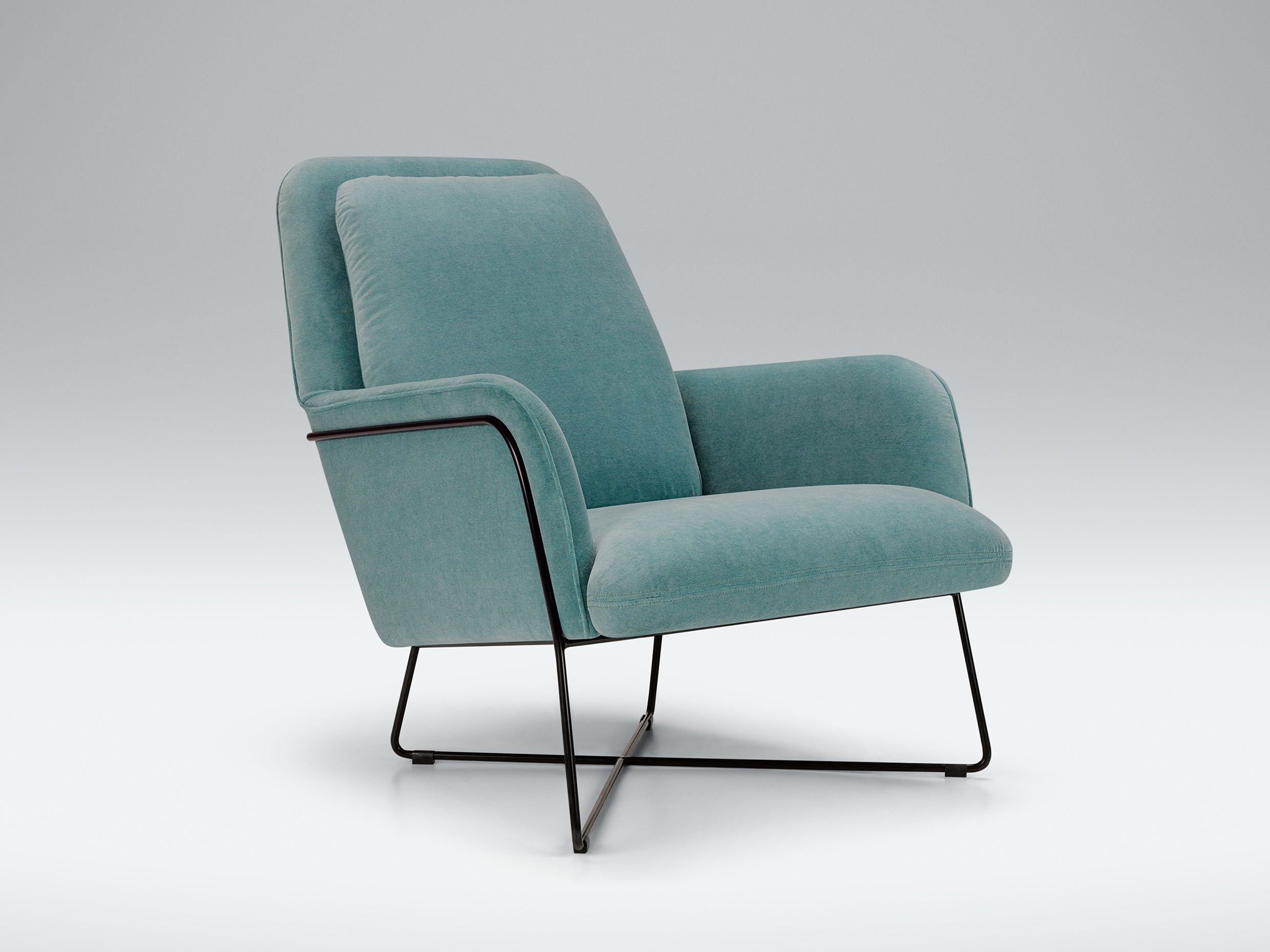 OLIVER | Fabric armchair By Sits design Ian Archer