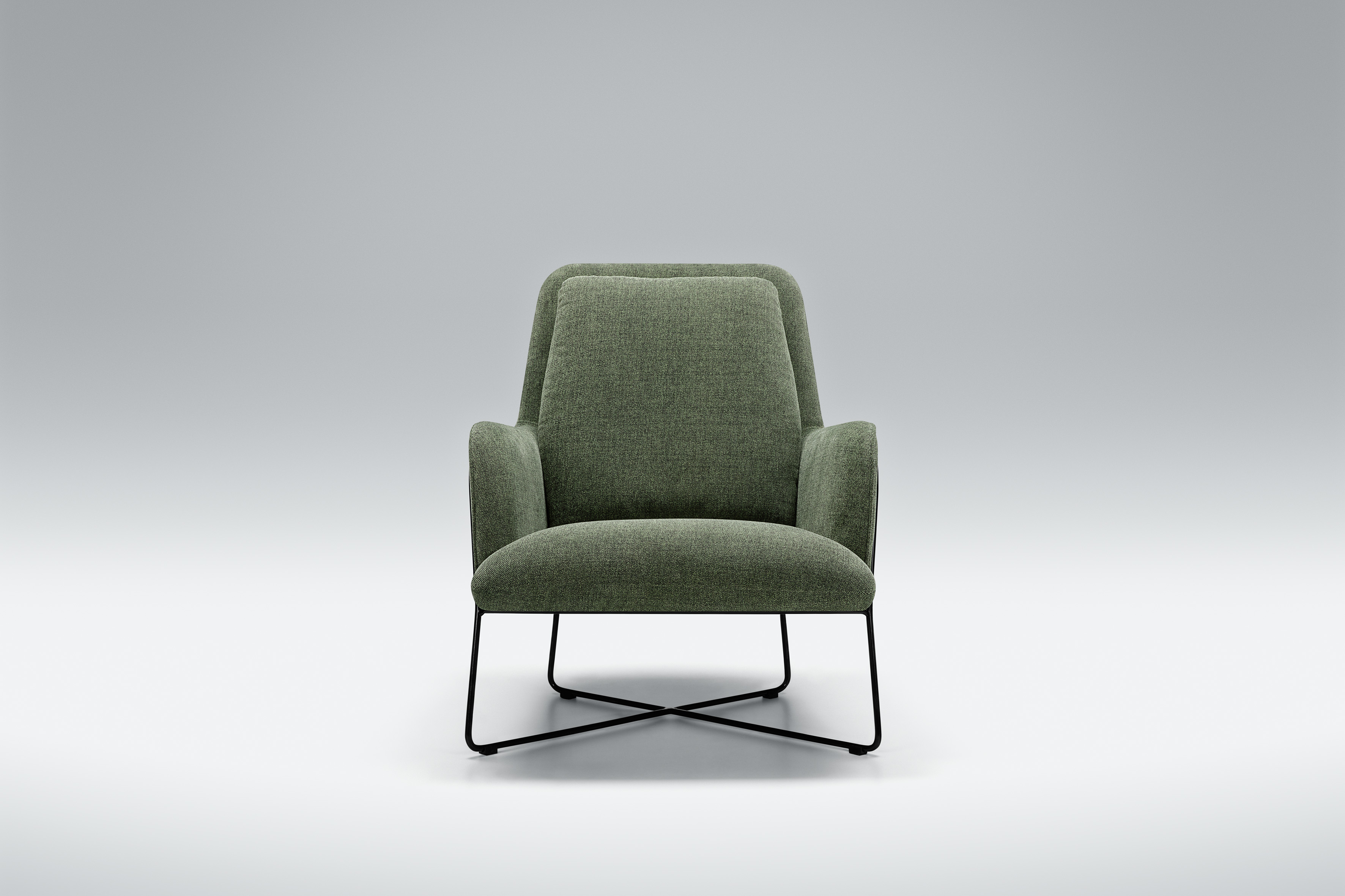 OLIVER | Fabric armchair By Sits design Ian Archer