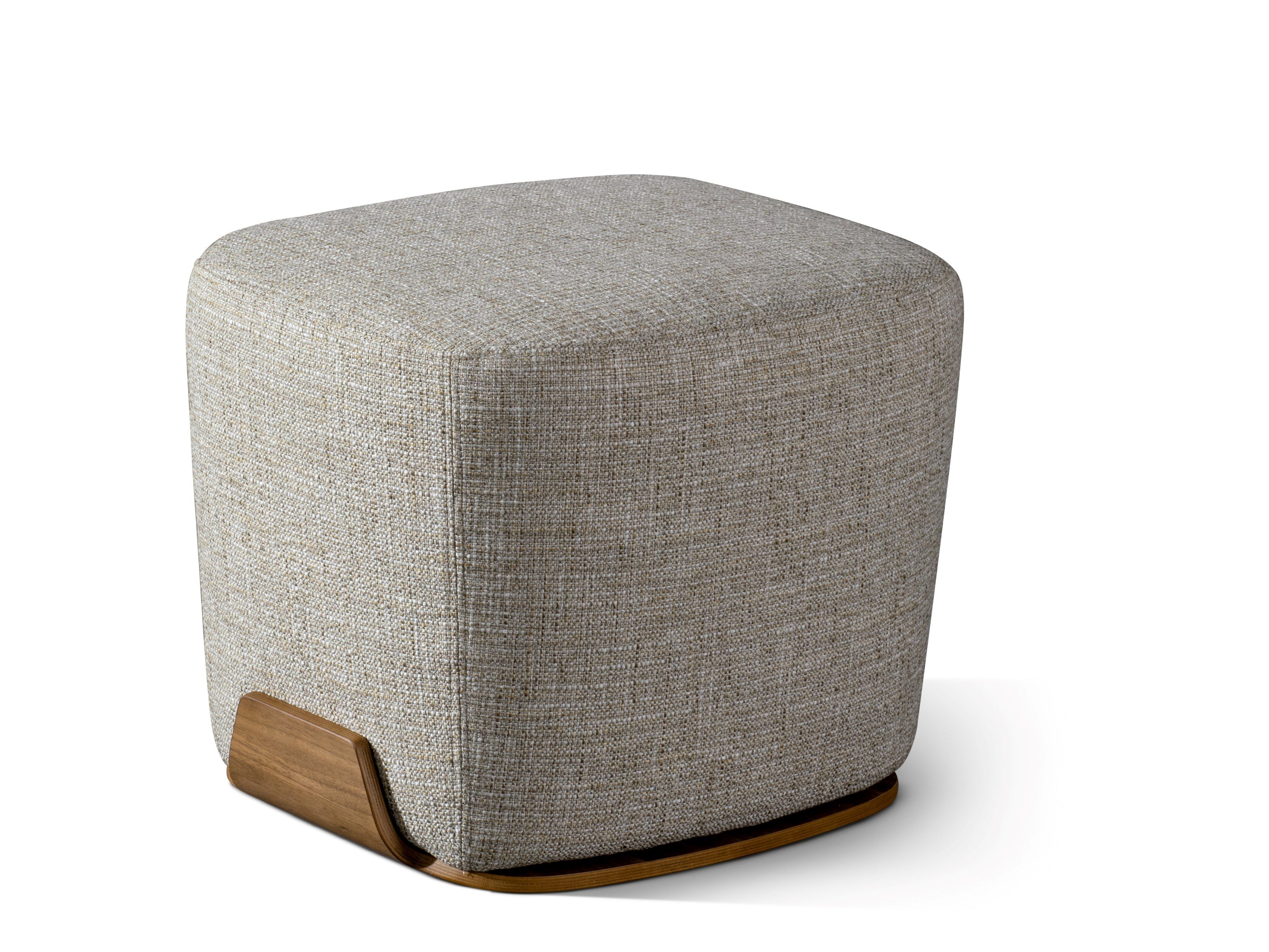 OLOS POUF Rectangular fabric pouf By Bonaldo | design Mauro Lipparini
