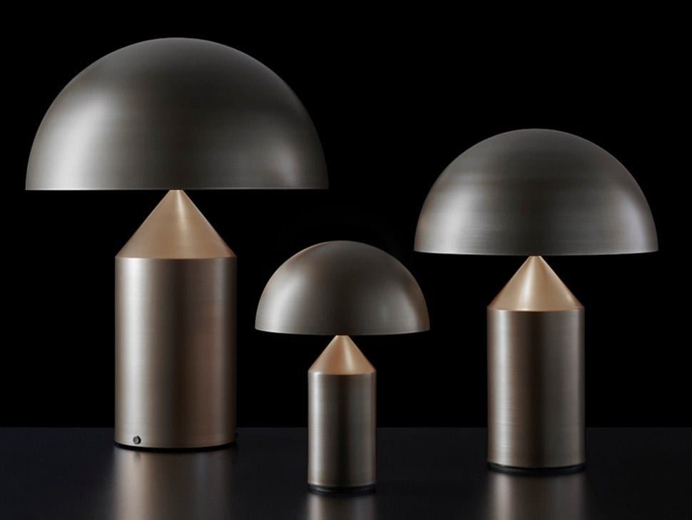 OLUCE - ATOLLO 238 BRONZE Metal table lamp By In Stock | design Vico ...