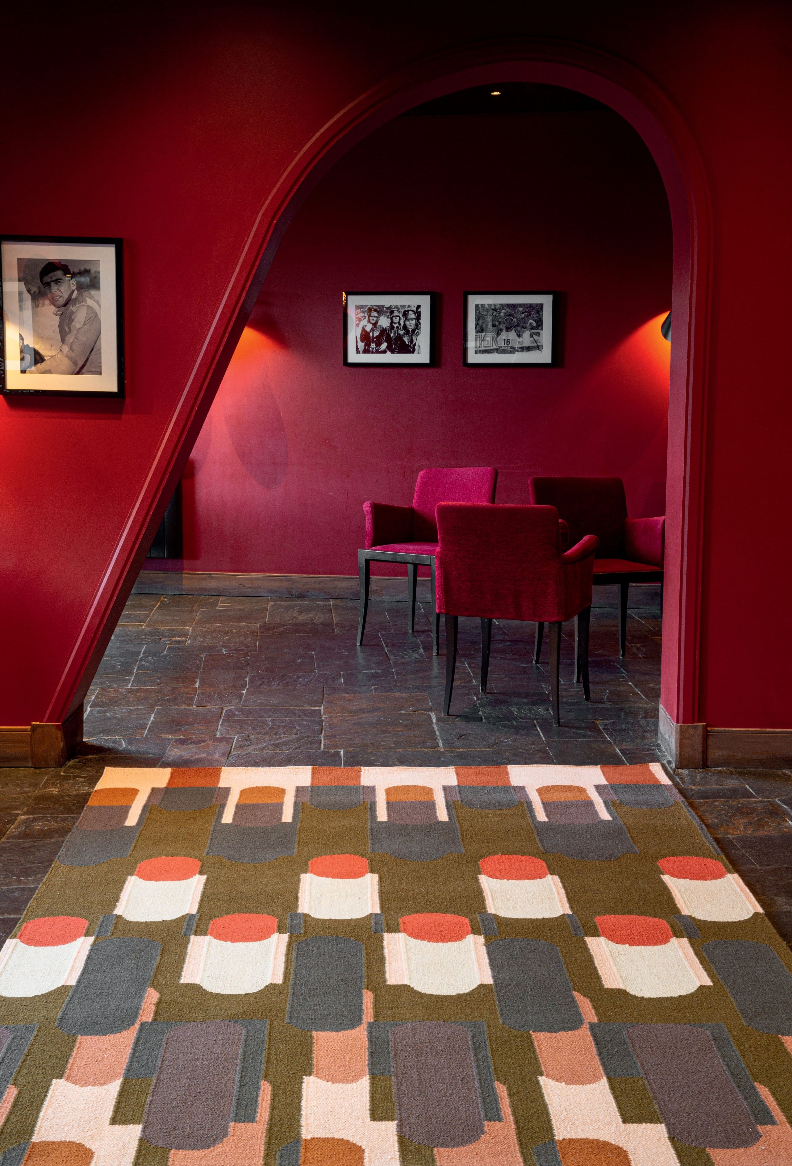 OMAN Patterned wool rug By Élitis