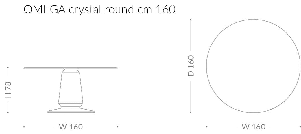 OMEGA | Round table Omega Collection By BRUNO ZAMPA