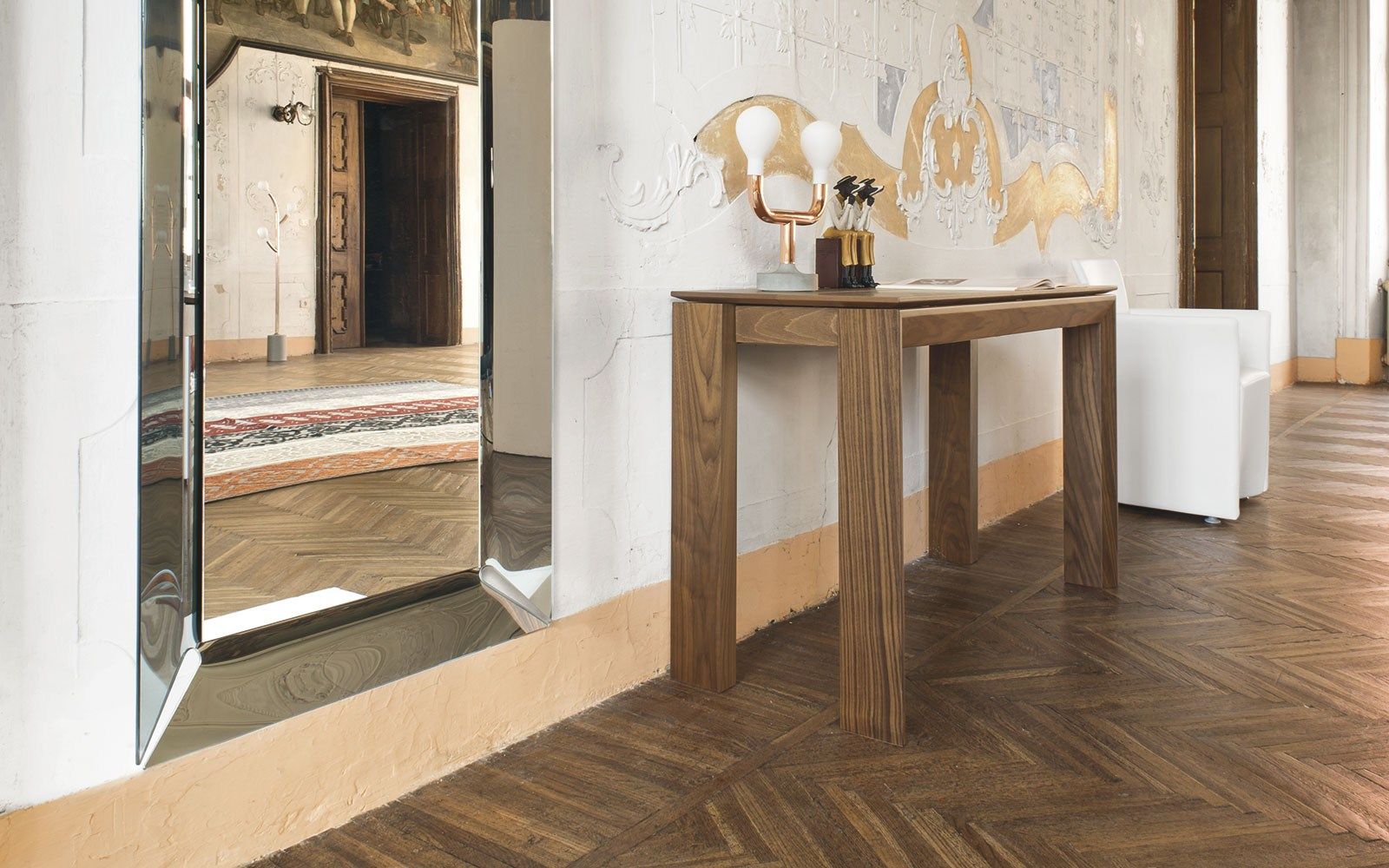 OMNIA | Consolle allungabile Consolle allungabile rettangolare in legno ...