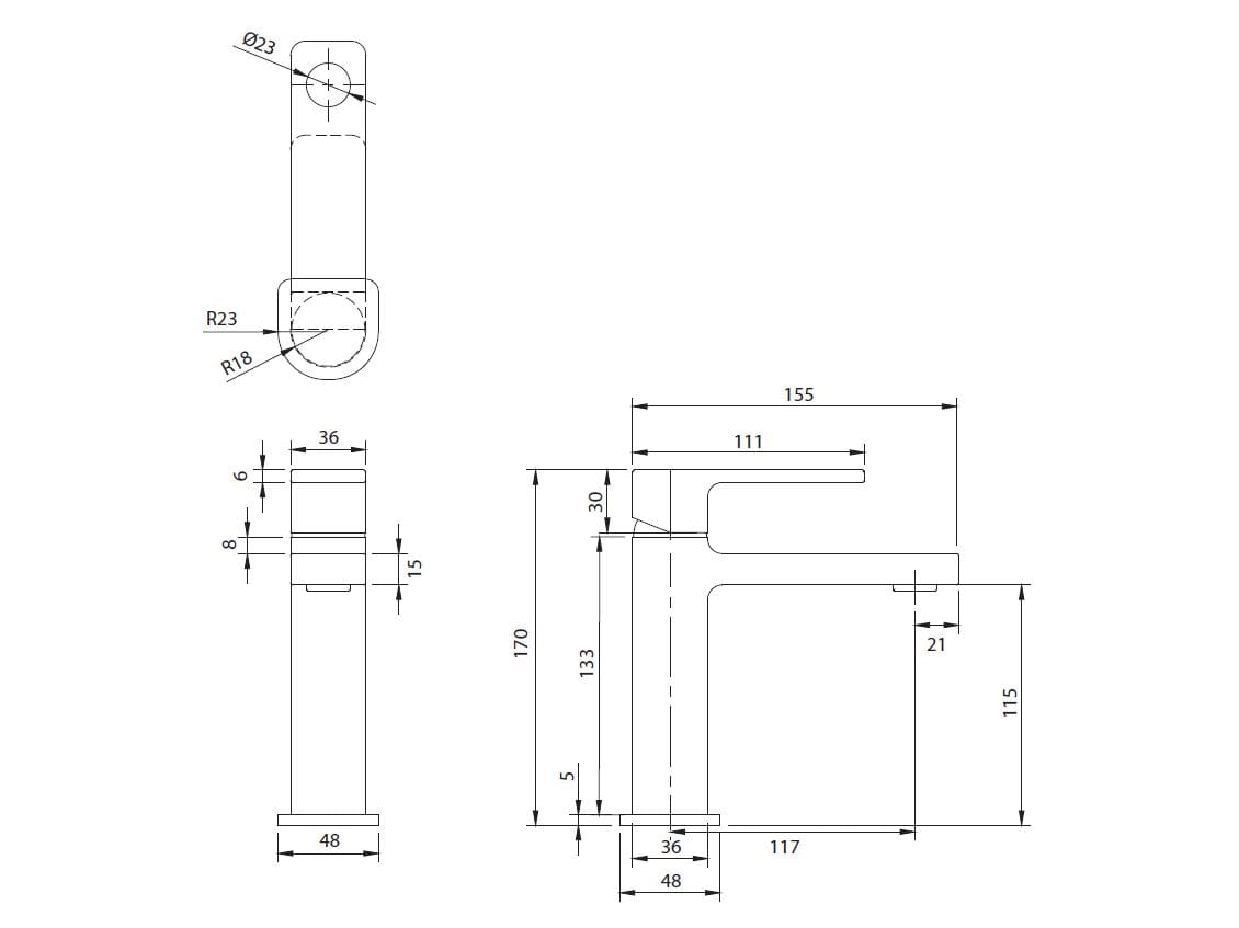 BARETTI BA7810 Grifo para lavabo By OMNIRES
