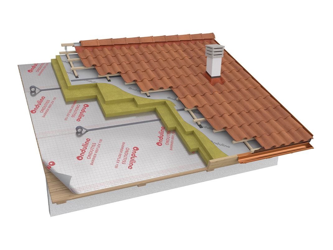 Schermo barriera al vapore riflettente rinforzata ONDUTISS BARRIER ...