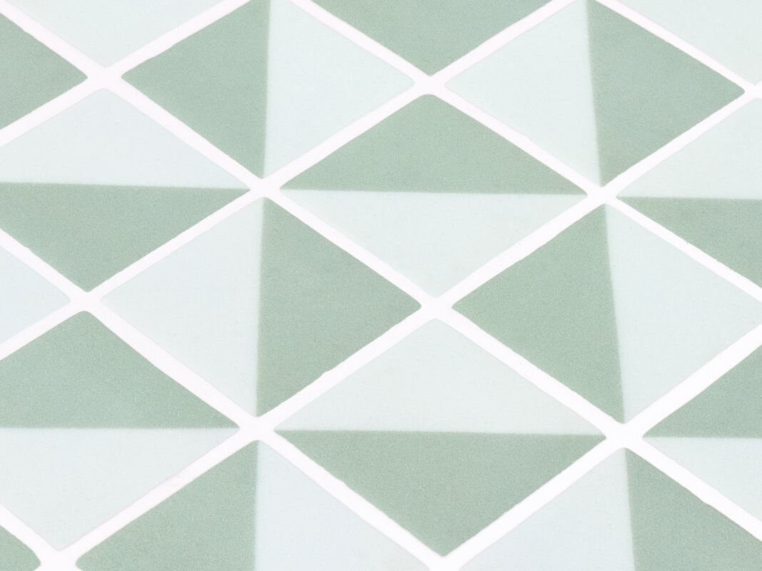 PENTA ORIGAMI SAGE GREEN MATTE Mosaic By ONIX
