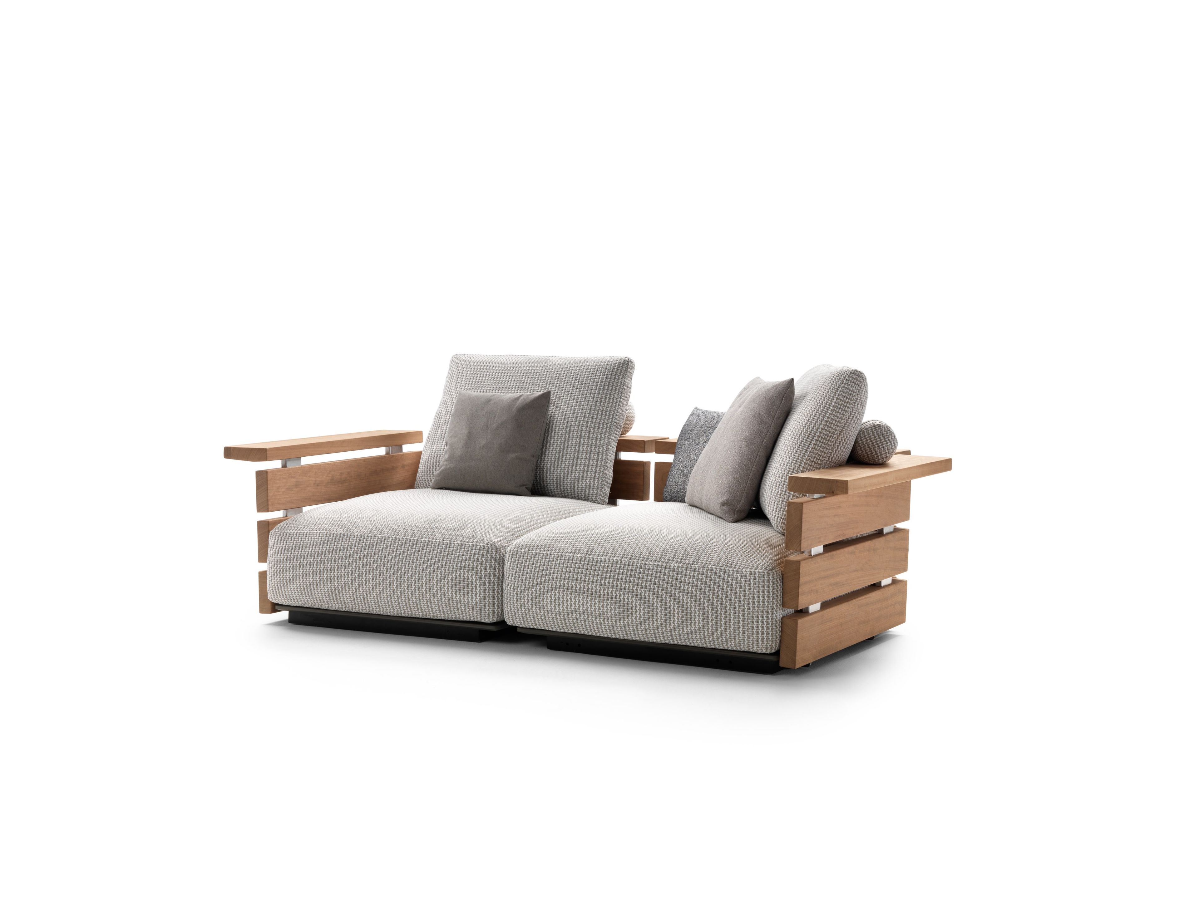 Sectional fabric outdoor sofa ONTARIO By Flexform design Antonio Citterio