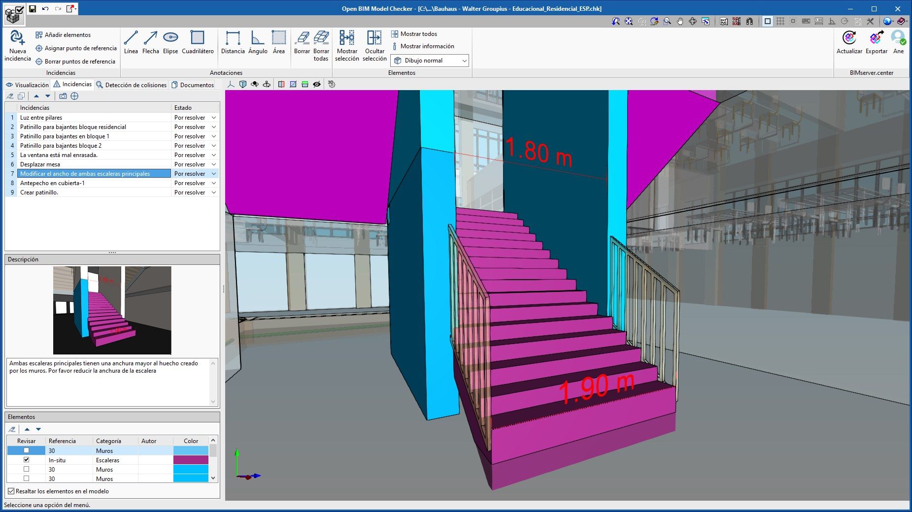 BIM authoring OPEN BIM MODEL CHECKER By ATH ITALIA software