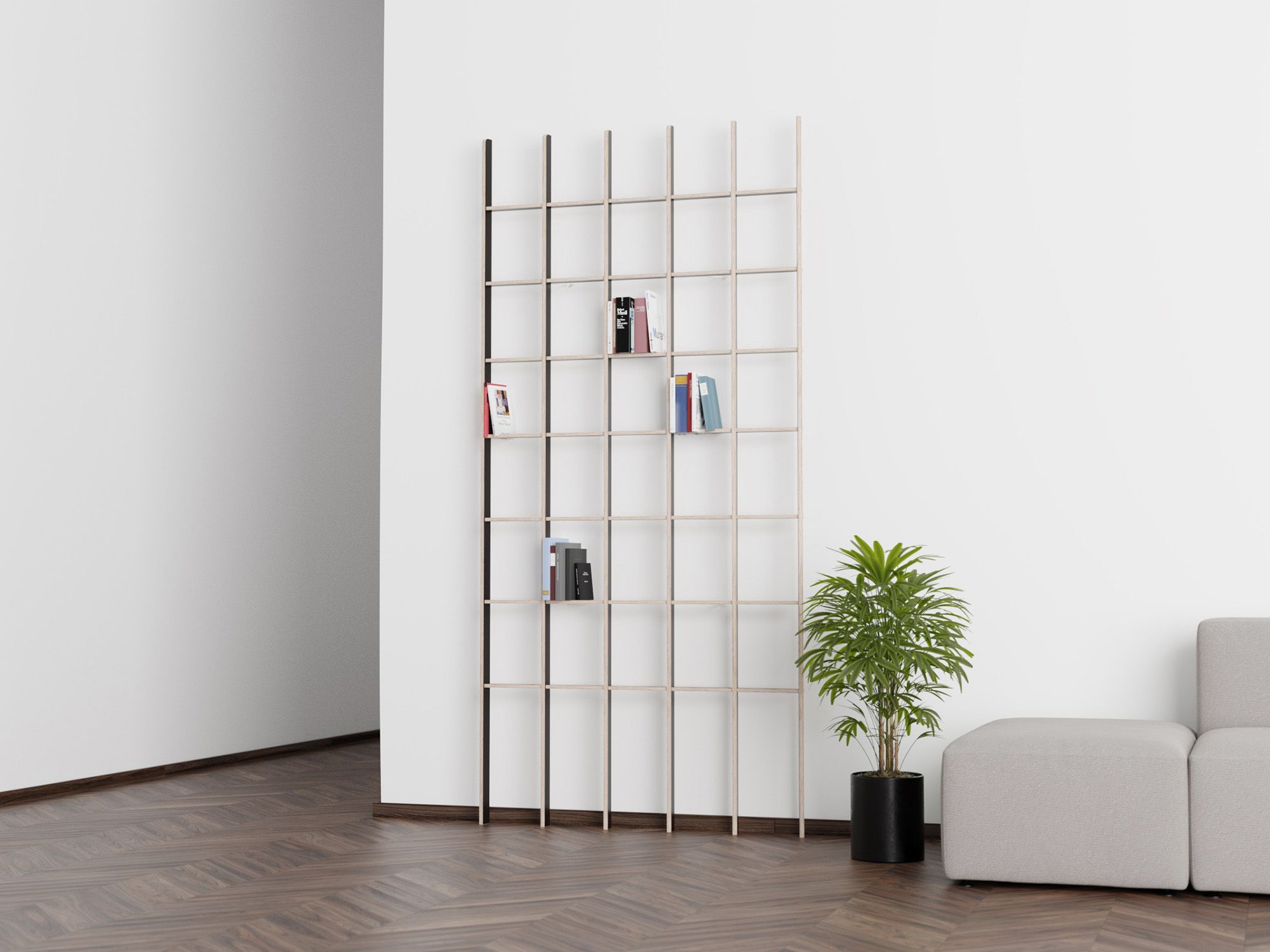 Open plywood shelving unit OPEN By BREUER BONO design Martin Breuer-Bono