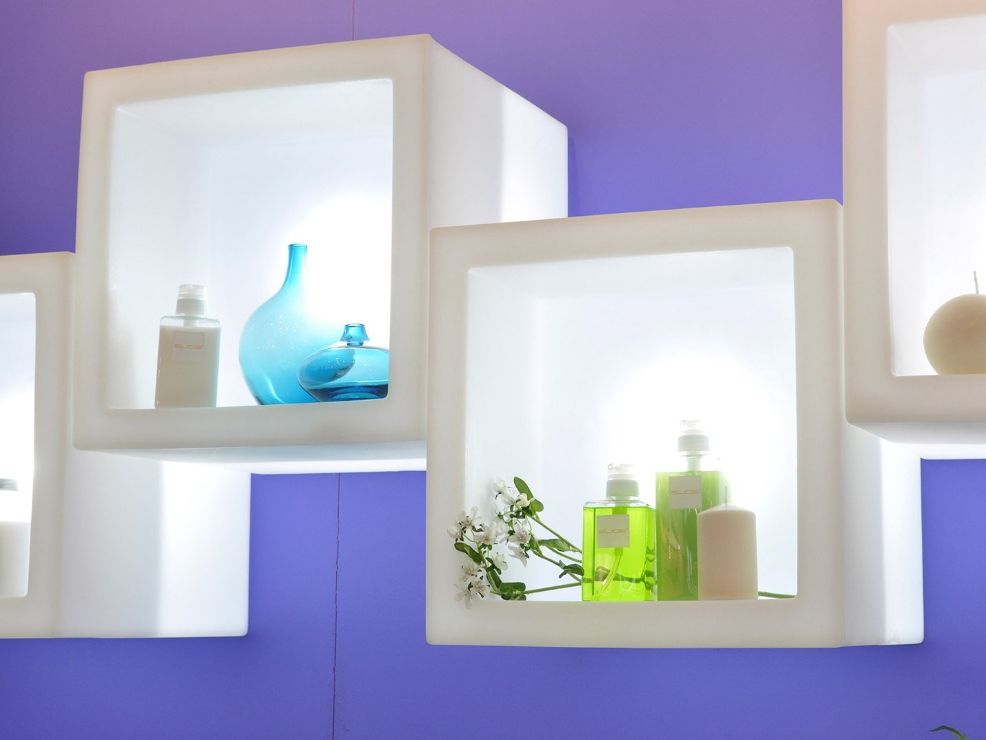 OPEN CUBE Wall cabinet By SLIDE