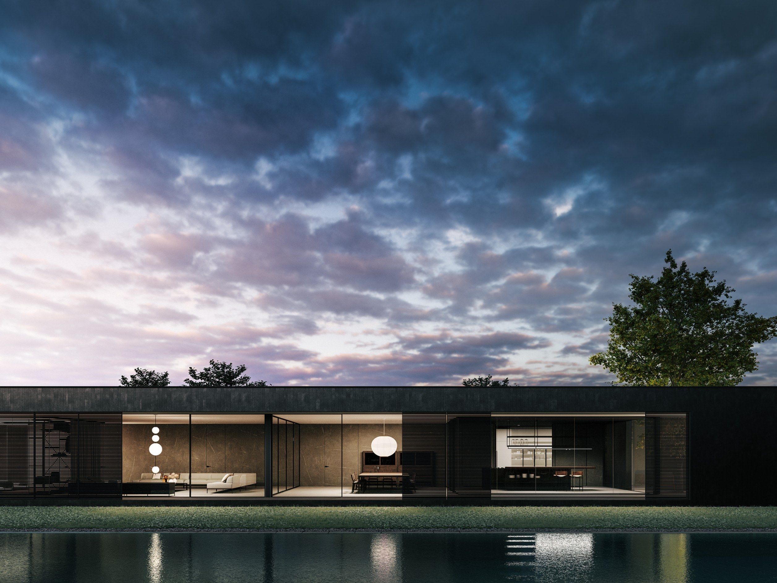 Glass patio door OPEN PROJECTS / SEQUENTIALITY By ADL design Massimo Luca