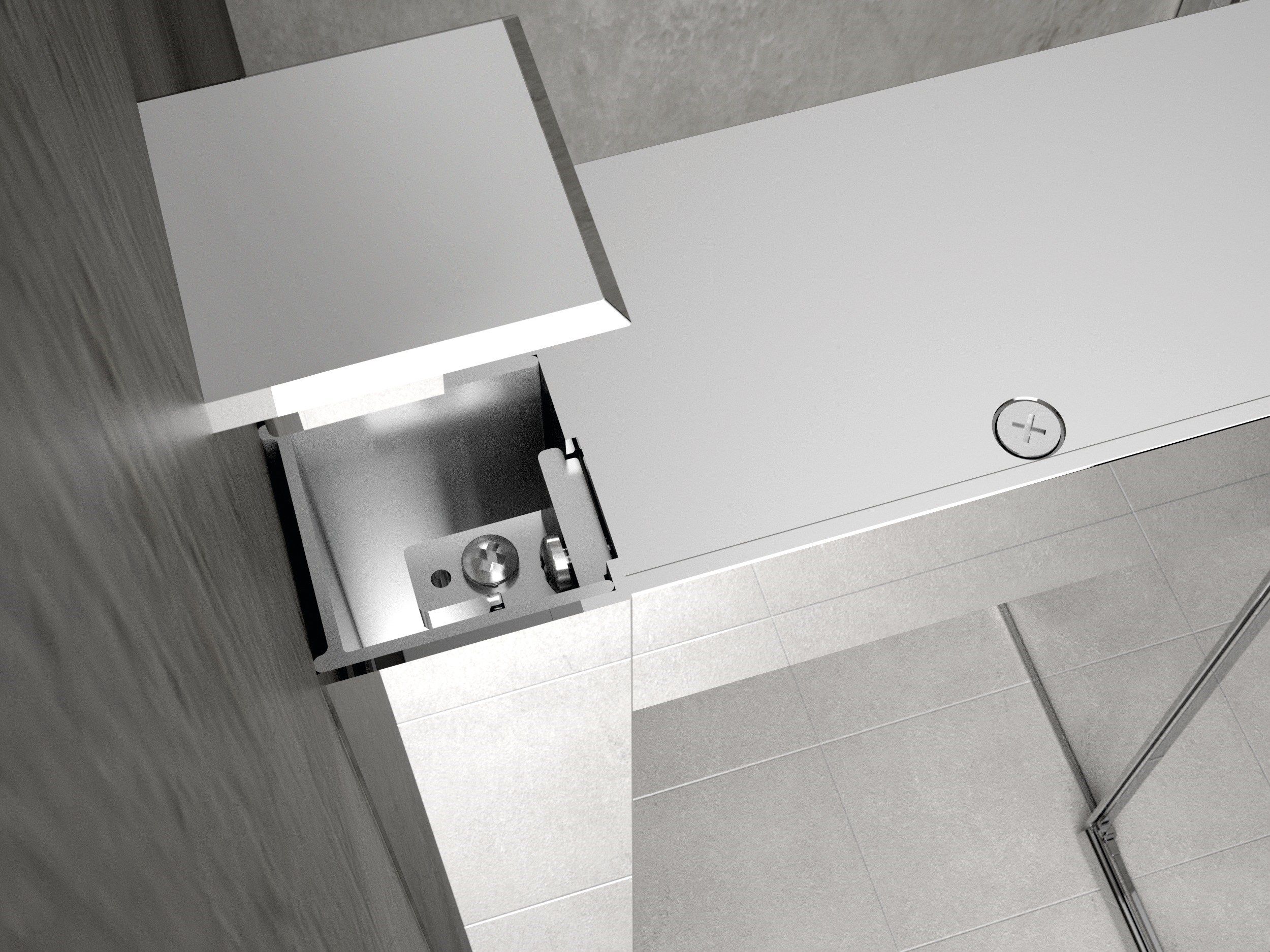 Box doccia angolare con porta scorrevole OPERA 2P+F Collezione Opera By ...