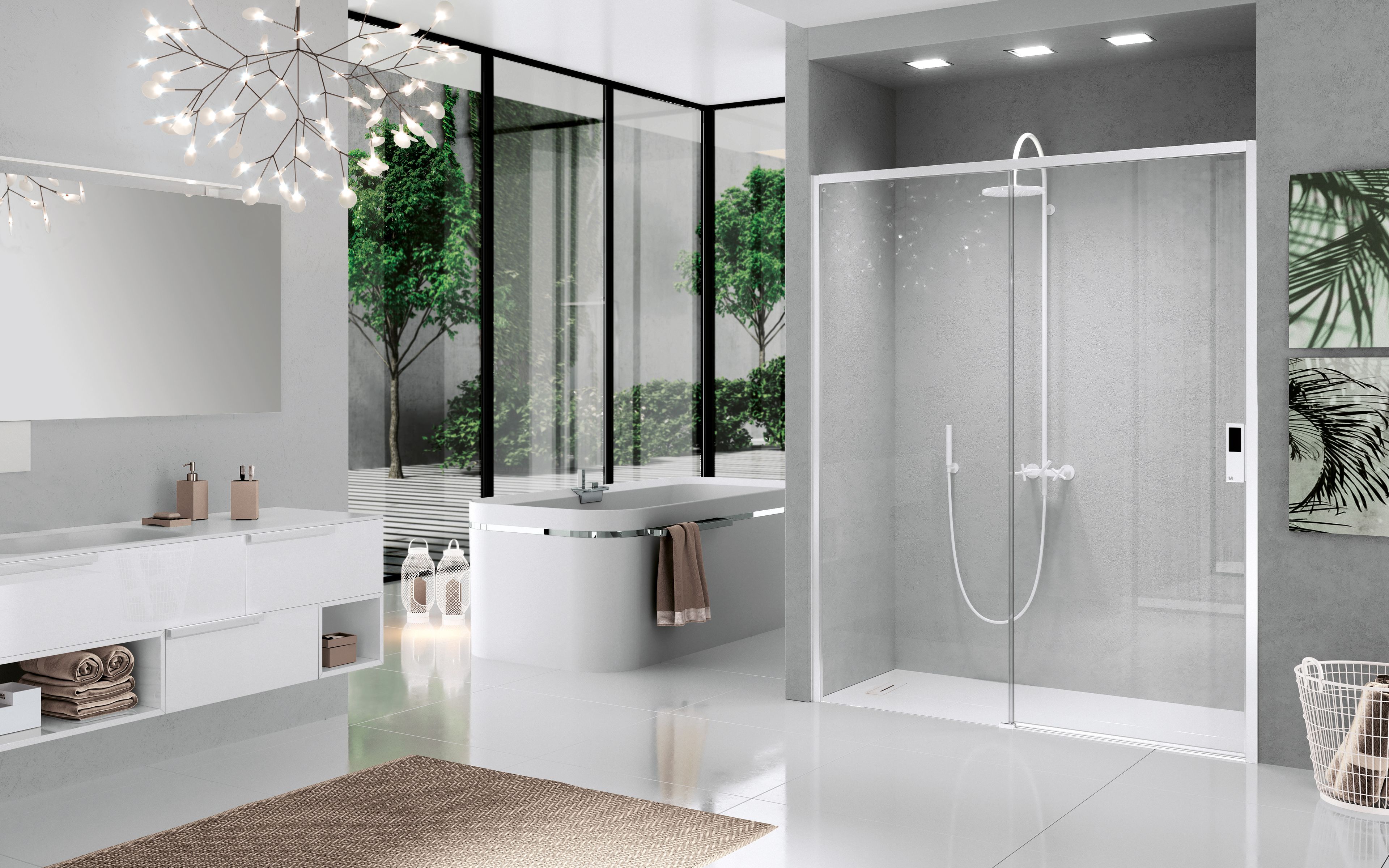 Box doccia angolare con porta scorrevole OPERA 2P Collezione Opera By ...