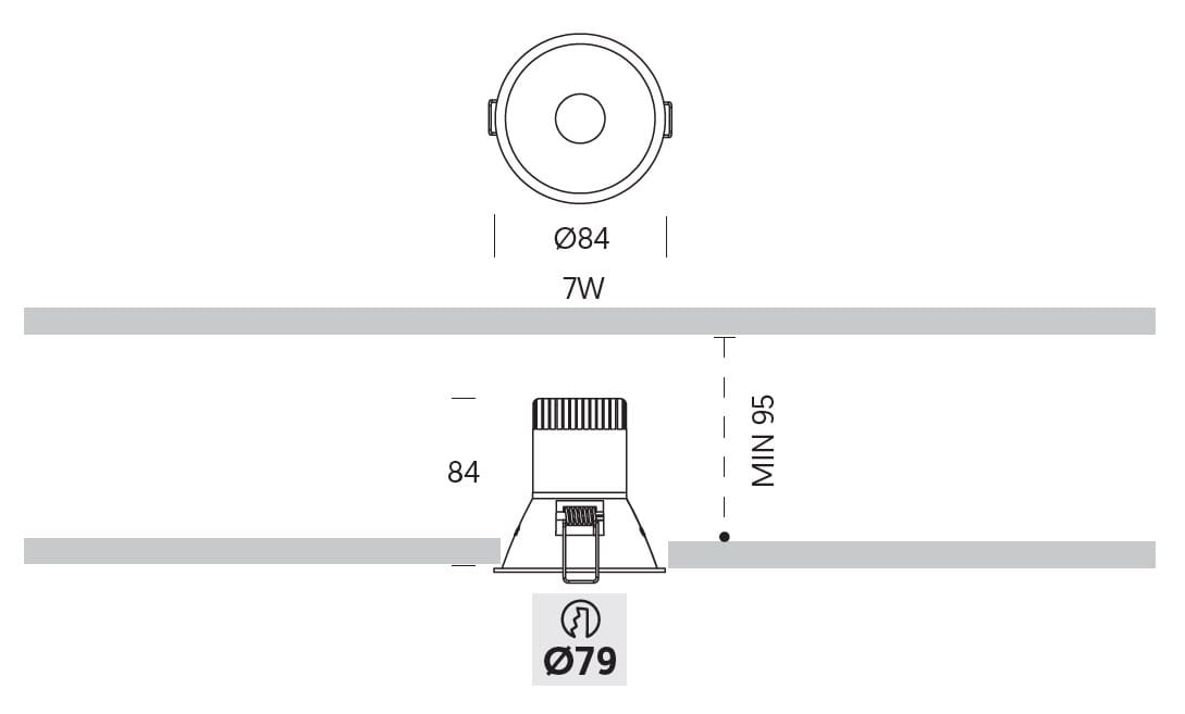 OPTIK 2 faretto By ONOK Lighting