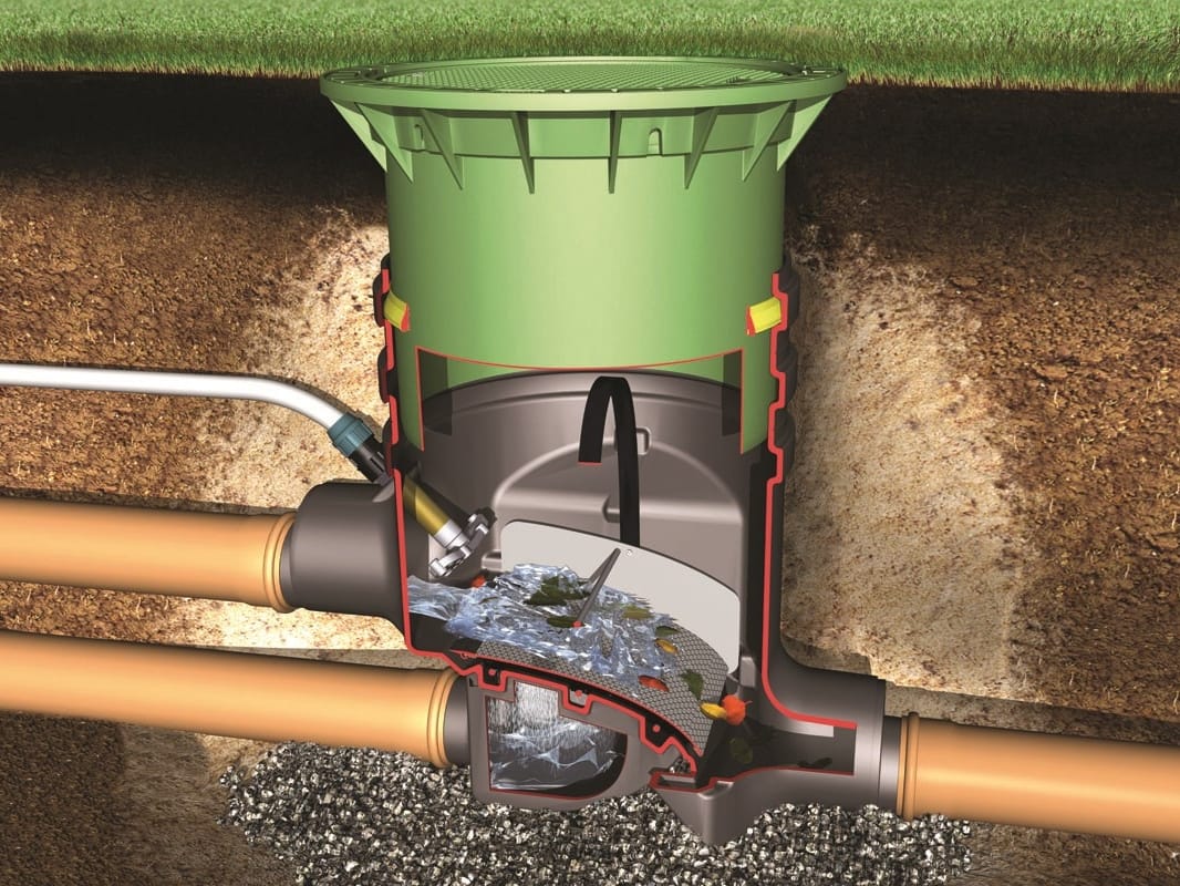 Rainwater recovery system OPTIMAX Filter By Otto Graf