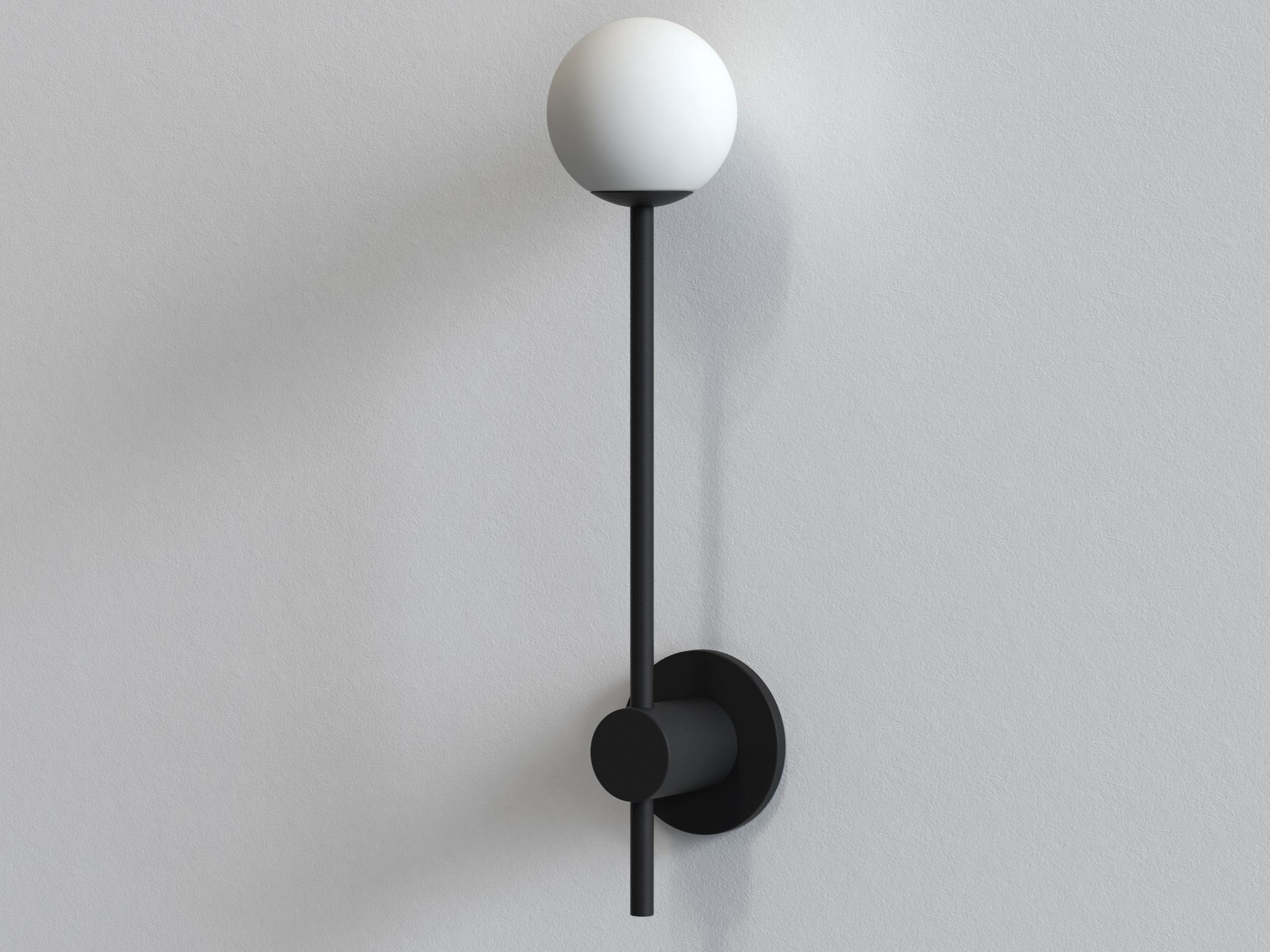 ORB SINGLE Lampada da parete a LED in metallo By Astro Lighting | design James Bassant