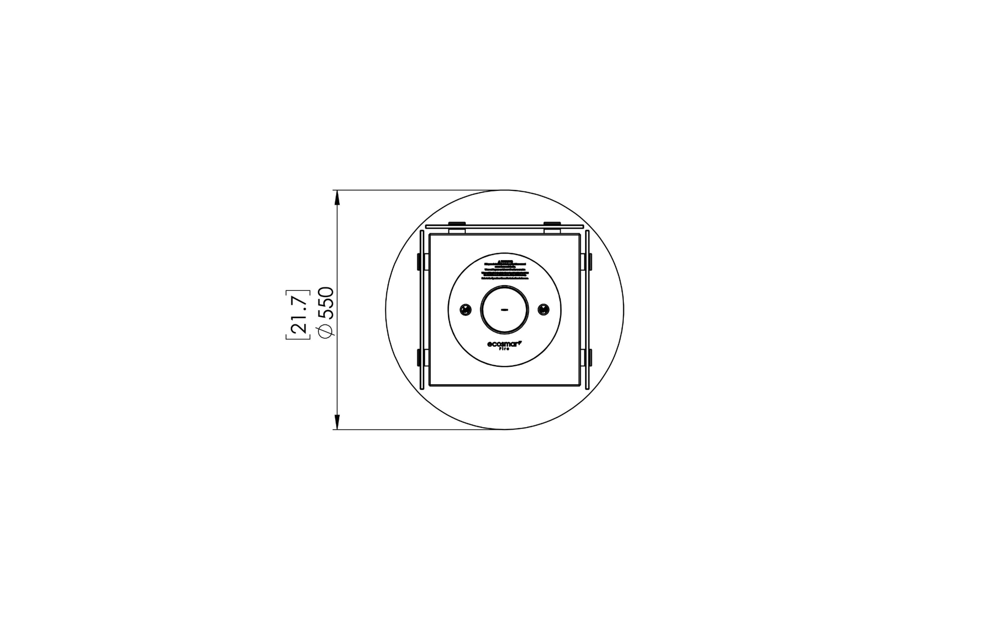ORBIT fireplace By EcoSmart Fire