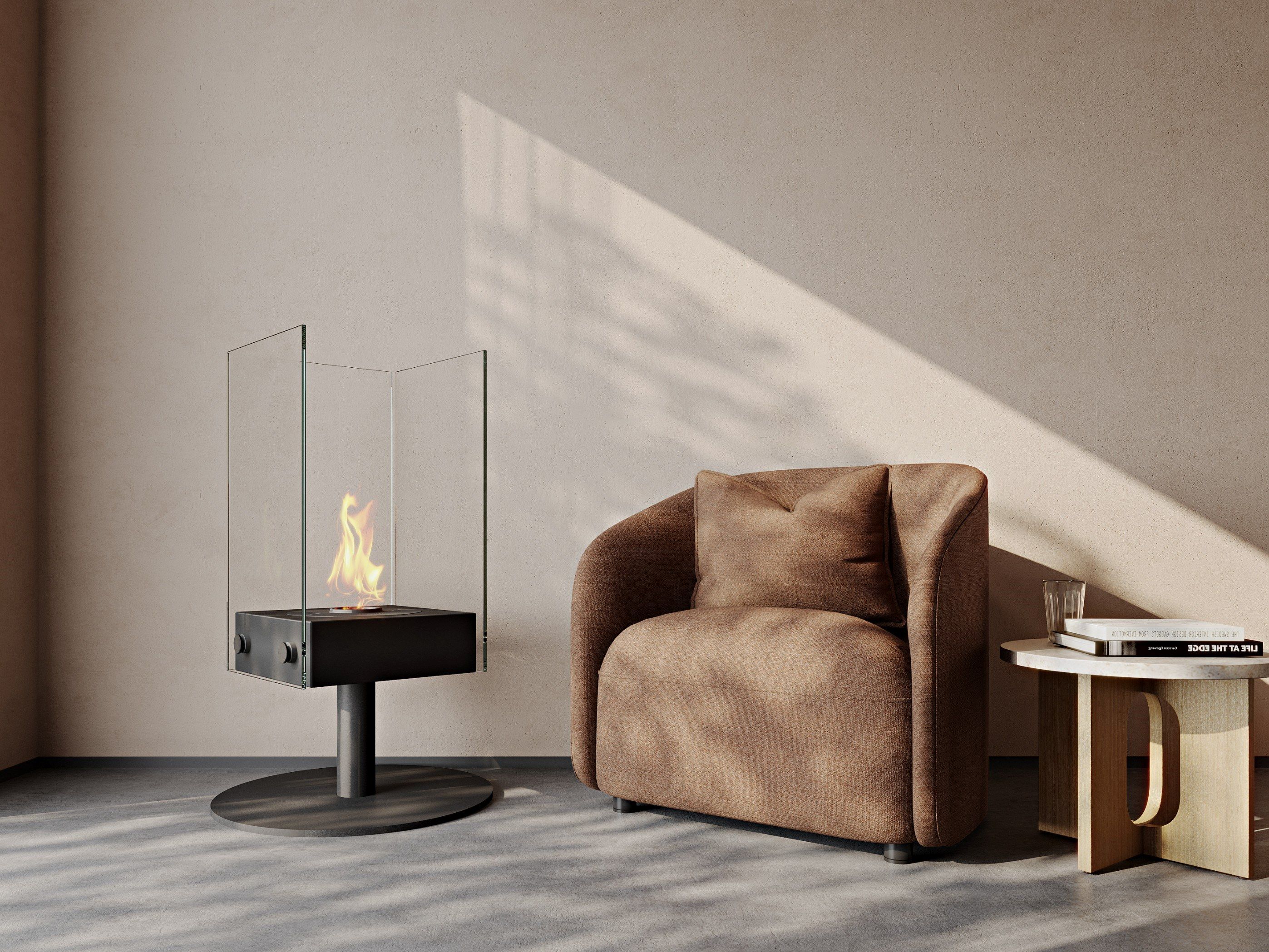ORBIT fireplace By EcoSmart Fire