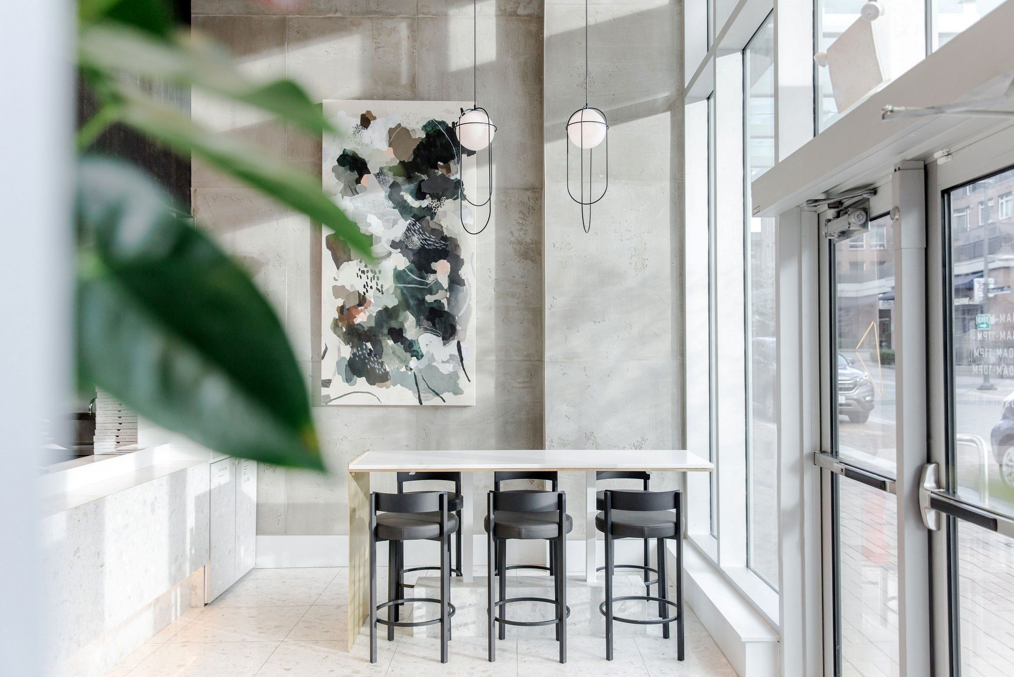 ORBIT Glass and steel pendant lamp By A-N-D | design Lukas Peet