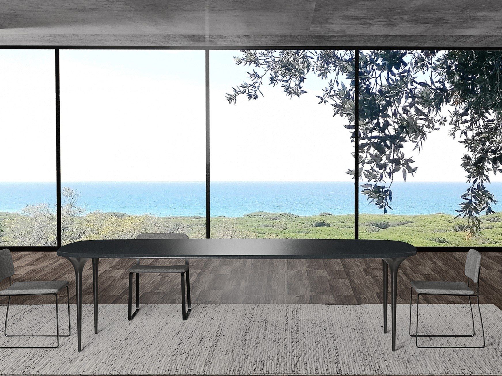 ORGANIC Rectangular table By spHaus | design Filippo Dell’Orto