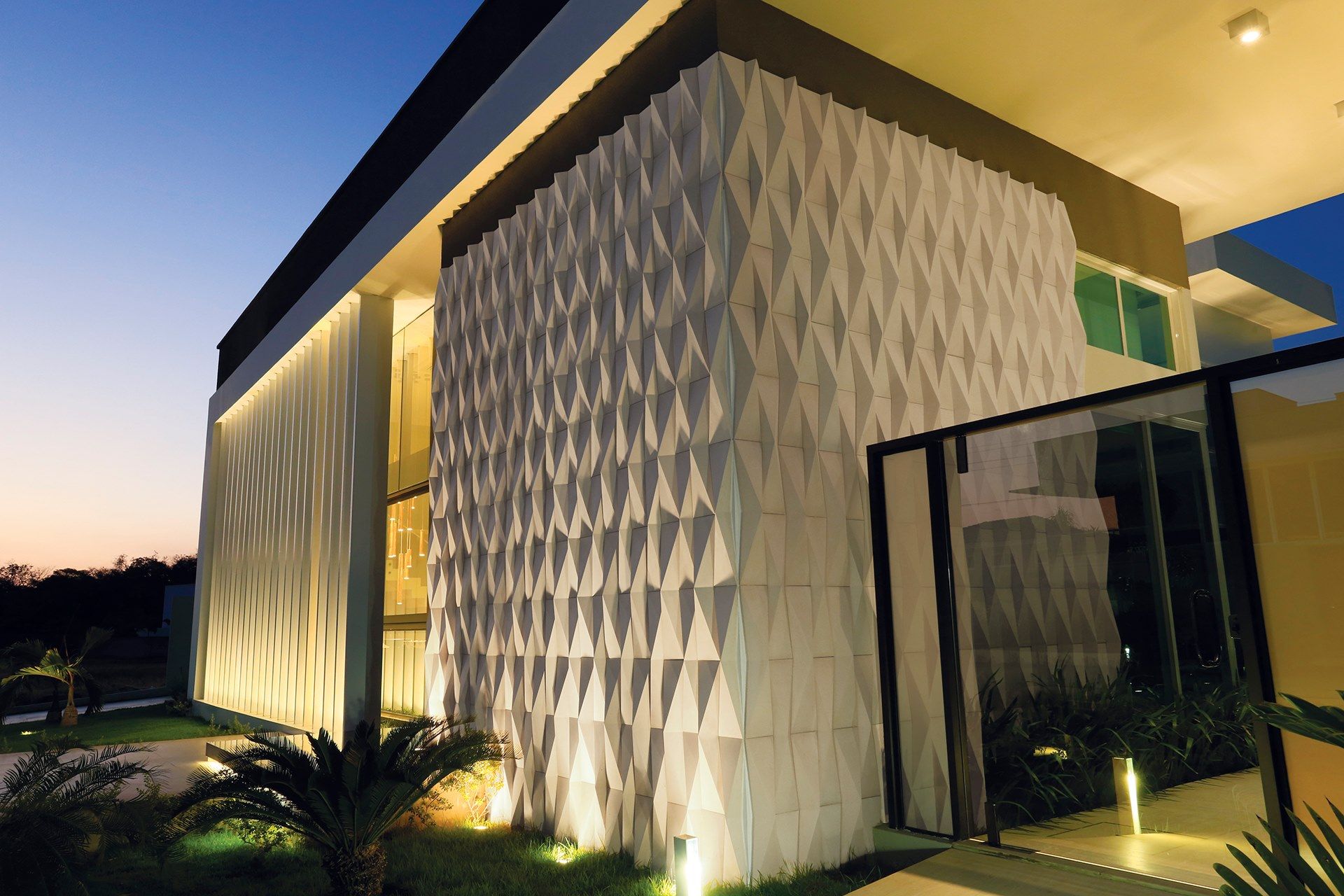 Cement 3D Wall Cladding ORIGAMI By Castelatto Italia