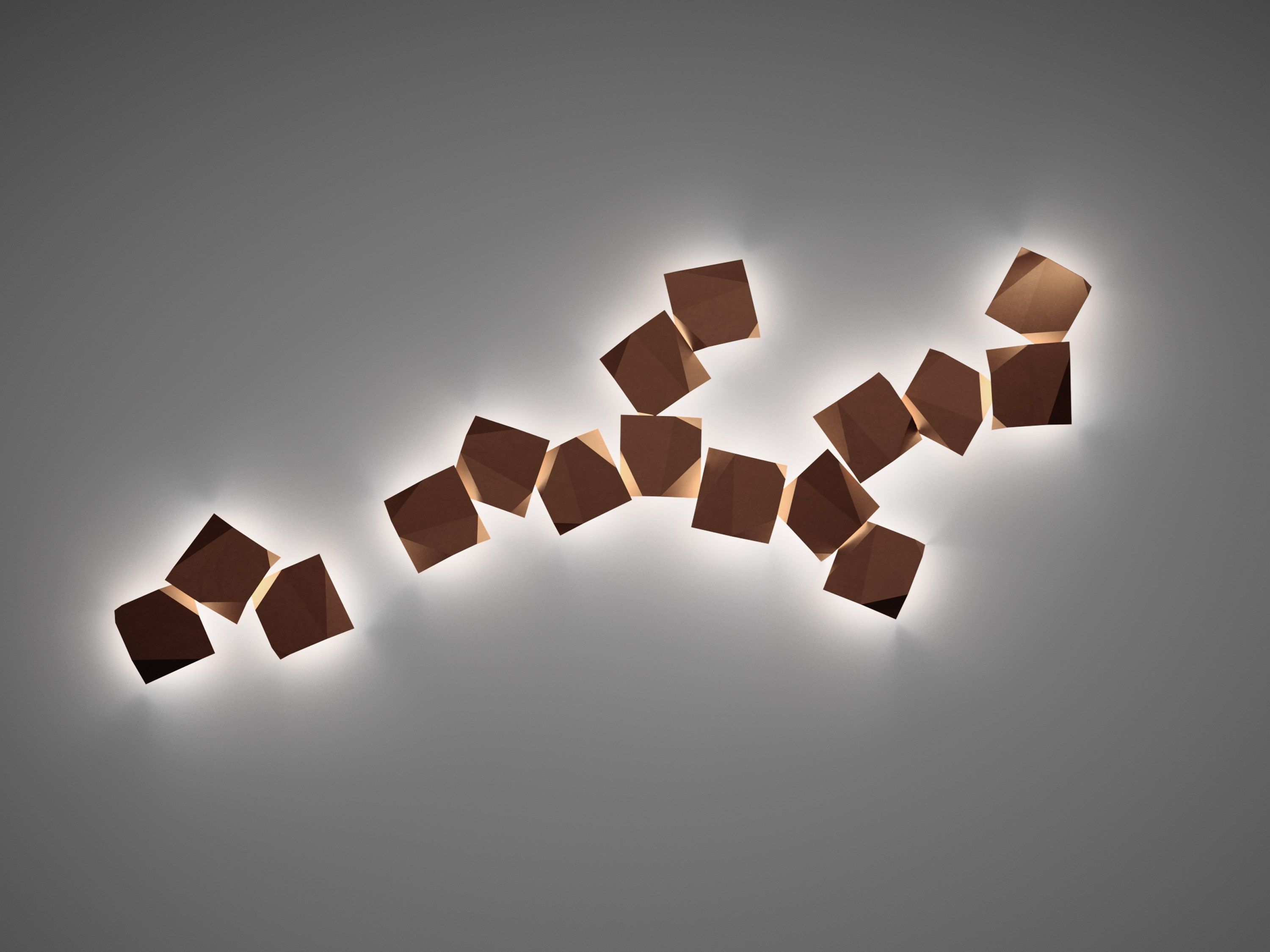 Applique a LED in policarbonato ORIGAMI | Applique - Vibia - Edilportale