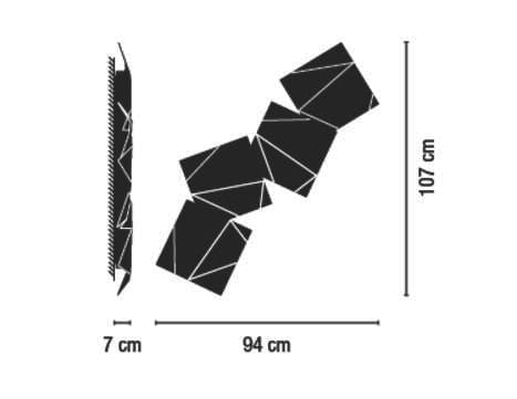 ORIGAMI | Wall lamp By Vibia design Ramón Esteve