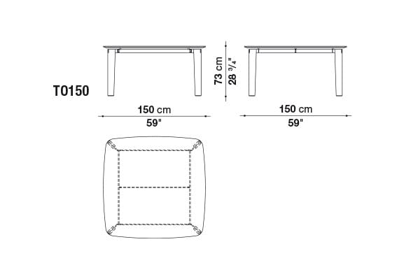 OSKAR 桌子 By B&B Italia | design Vincent Van Duysen