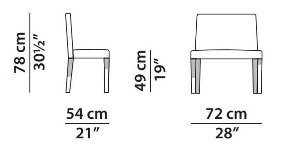 OSLO | Easy chair Oslo Collection By BAXTER design Paola Navone