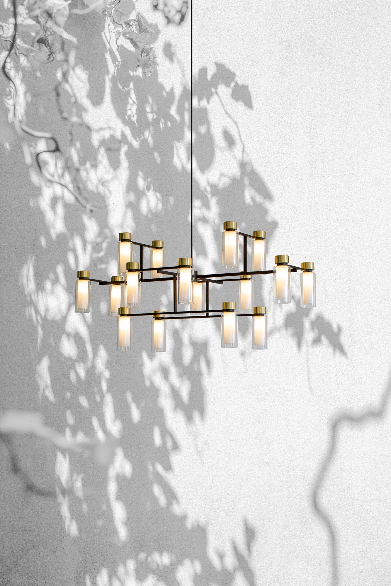 OSMAN Painted metal chandelier By Tooy | design Corrado Dotti