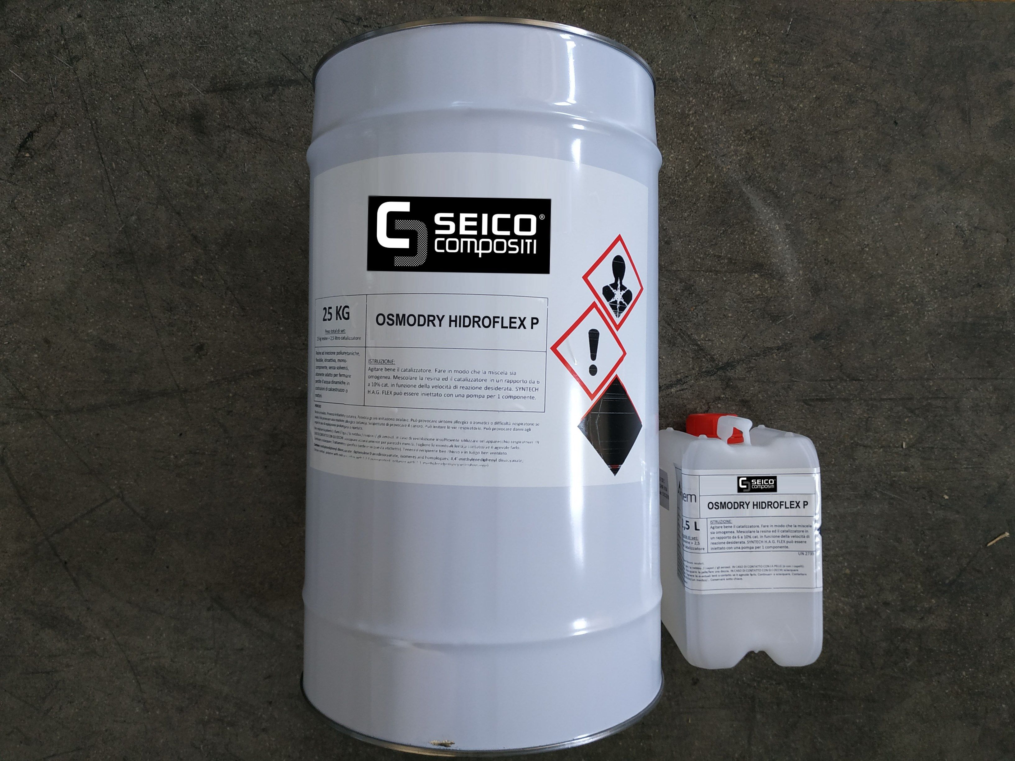 OSMODRY HIDROFLEX P® Additive and resin for waterproofing By Seico ...