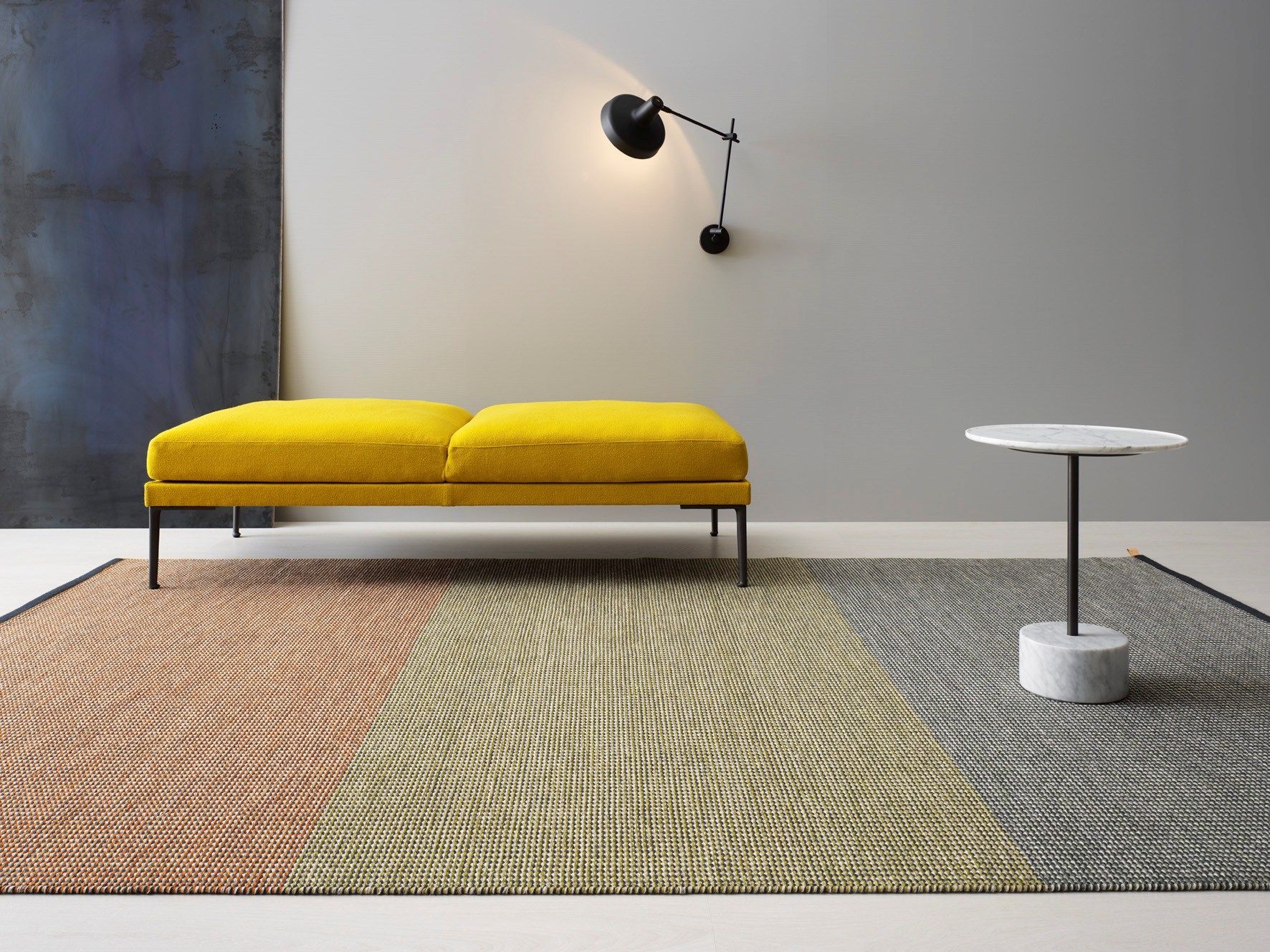 Rectangular wool rug OTHELLO By Kasthall design Maja Johansson