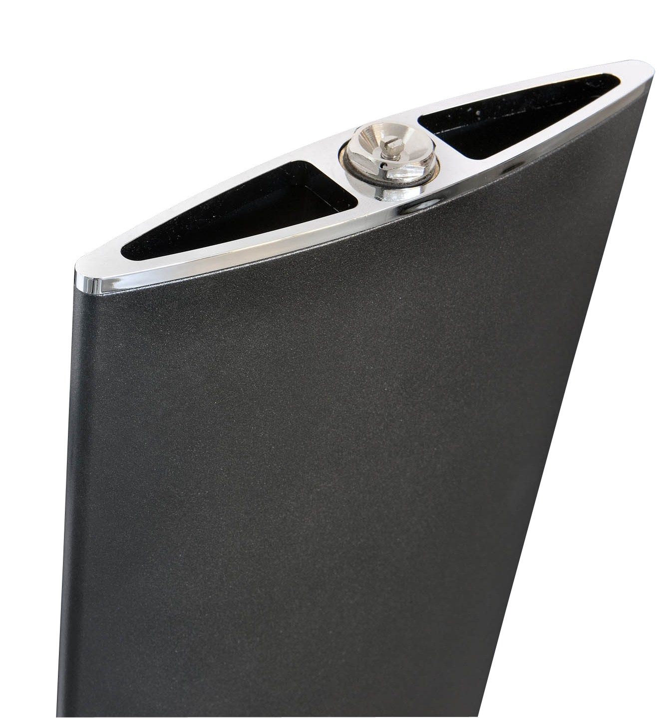 Wall-mounted aluminium decorative radiator OTHELLO MONO SLIM By RIDEA