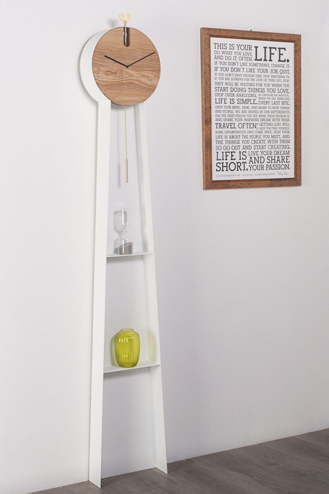 Pendulum steel clock OTTO Estensioni Collection By FORMAE design ...