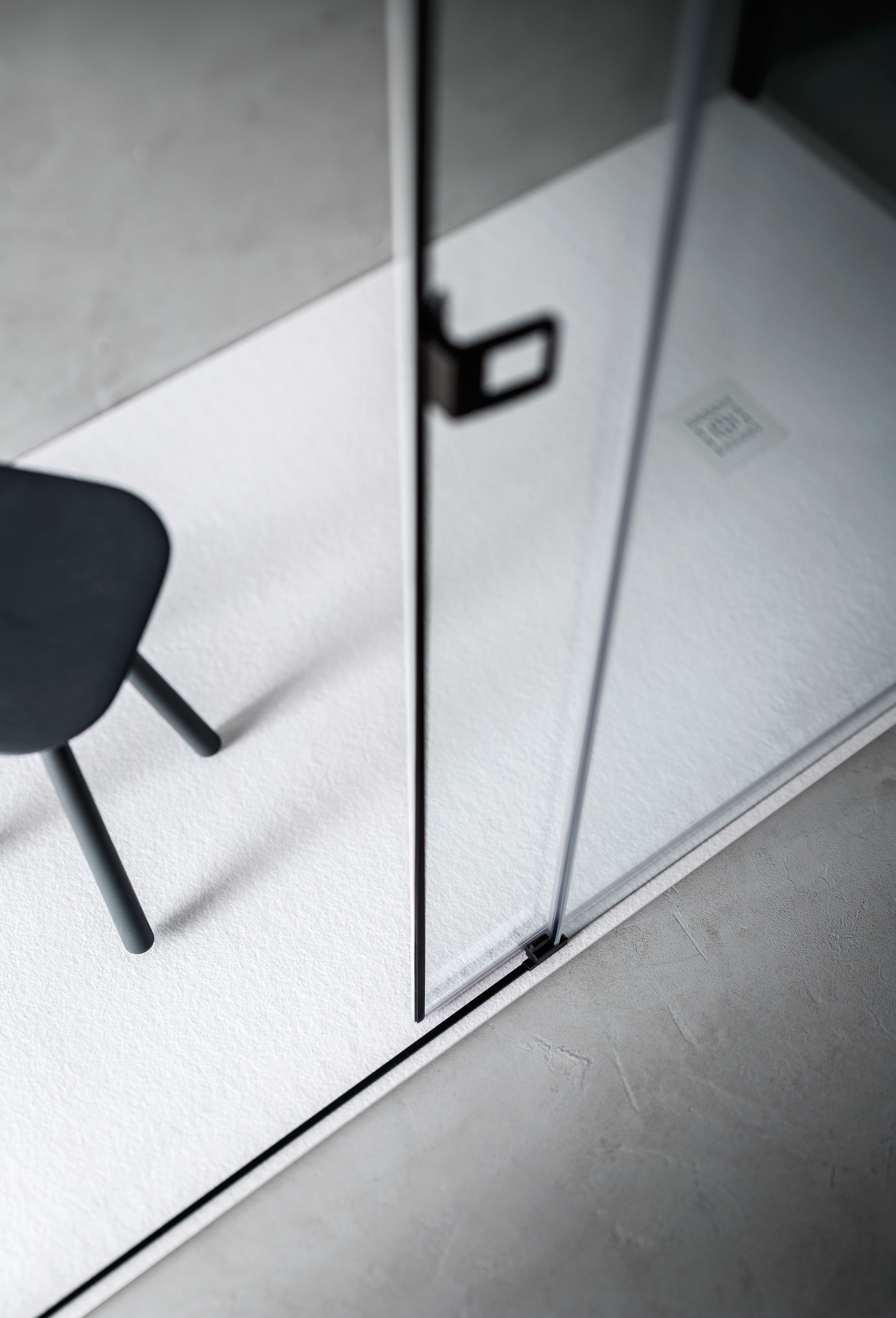 Rectangular shower cabin with sliding door OTTO | Shower cabin with ...