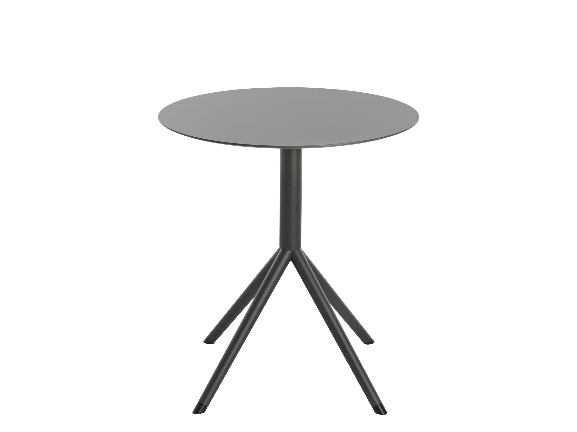 OTX 887/TC Round drop-leaf HPL table By Potocco | design Buratti Architetti