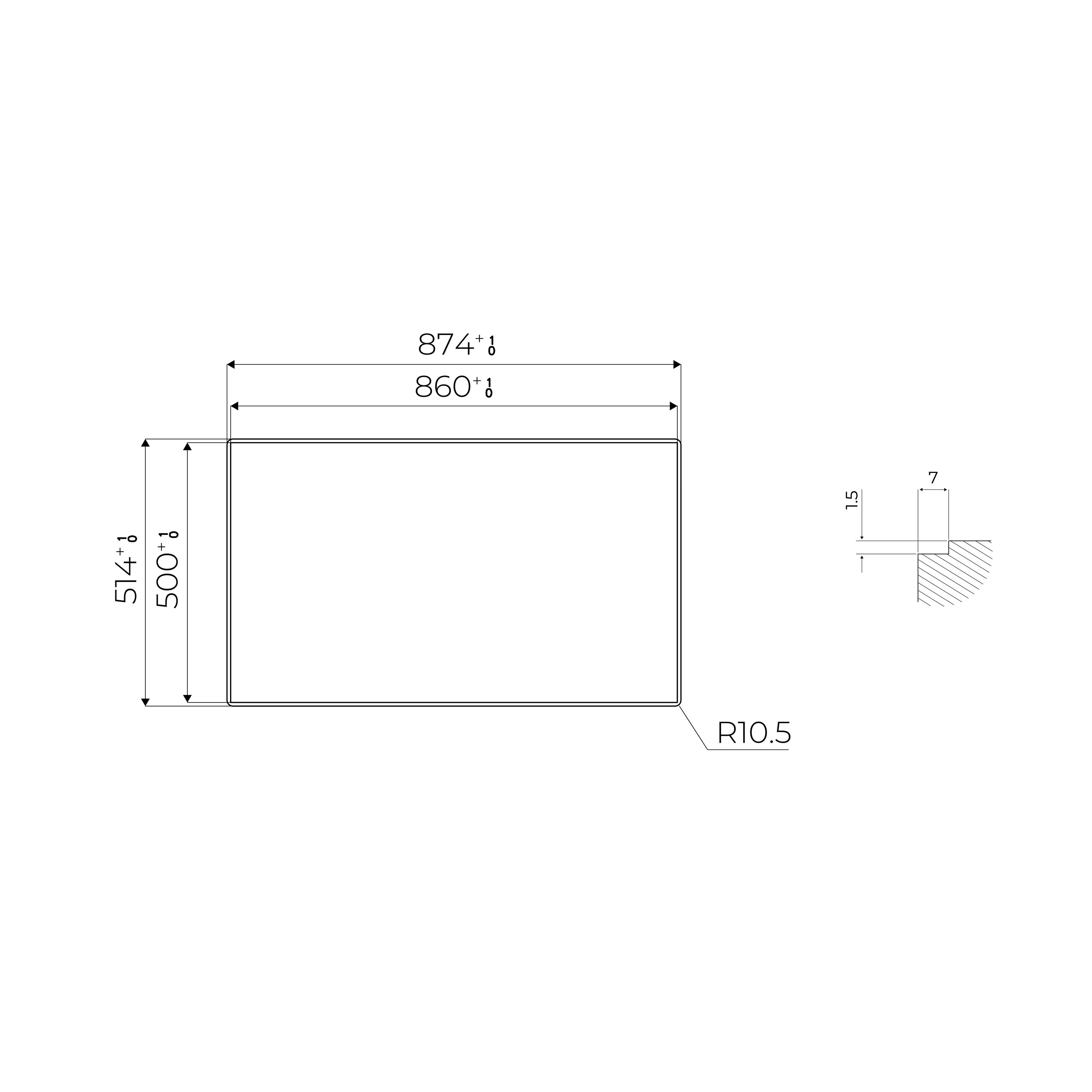 OUTLINE Stainless steel hob By Foster