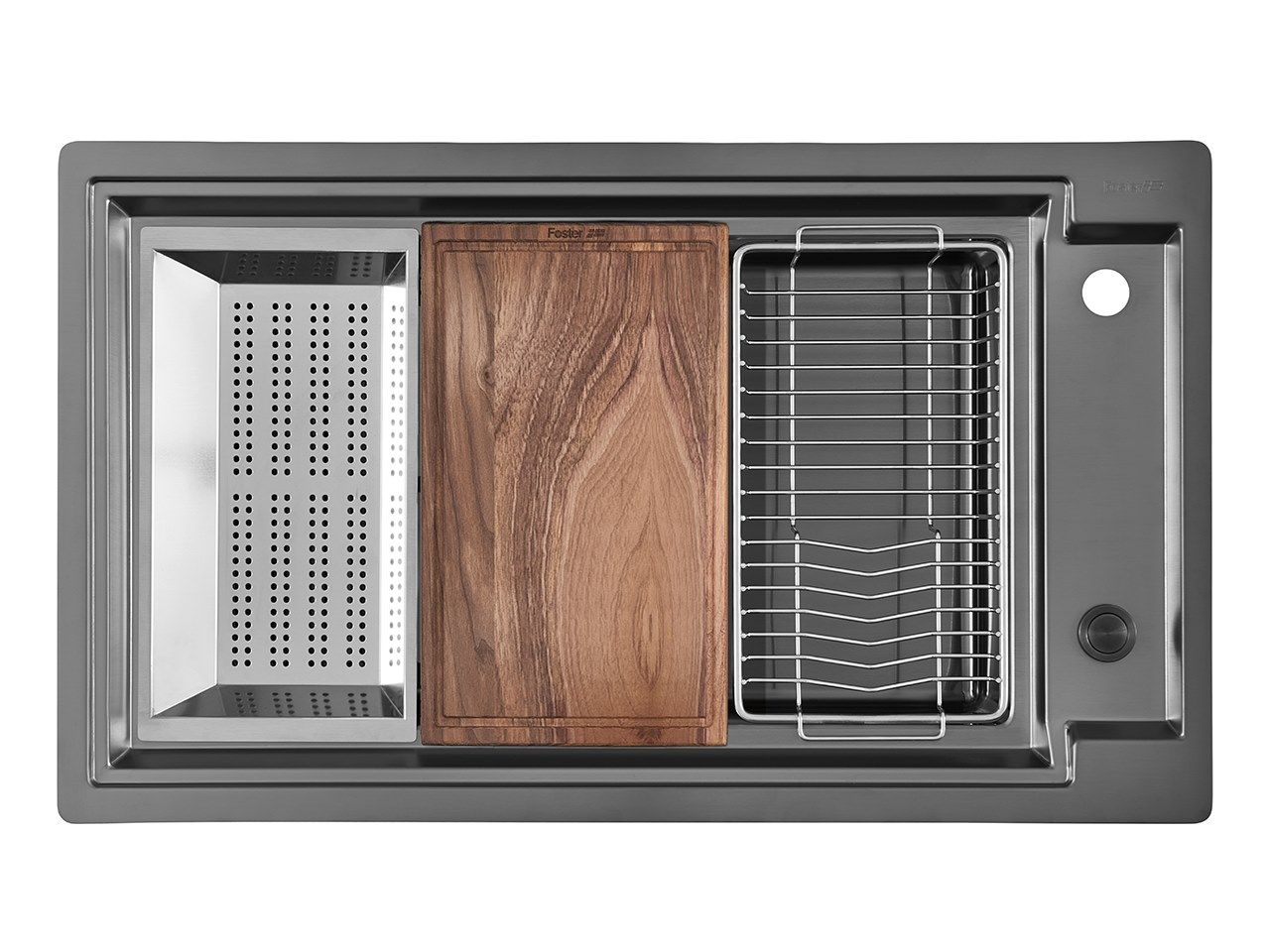 OUTLINE Stainless steel sink By Foster