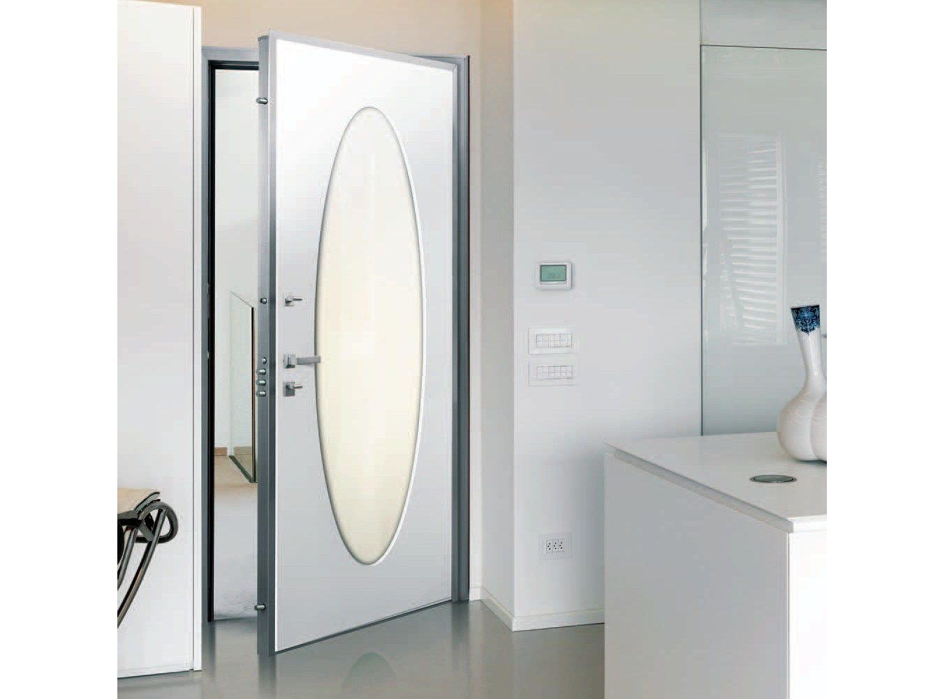 Armoured door panel OVAL By Alias Security Doors